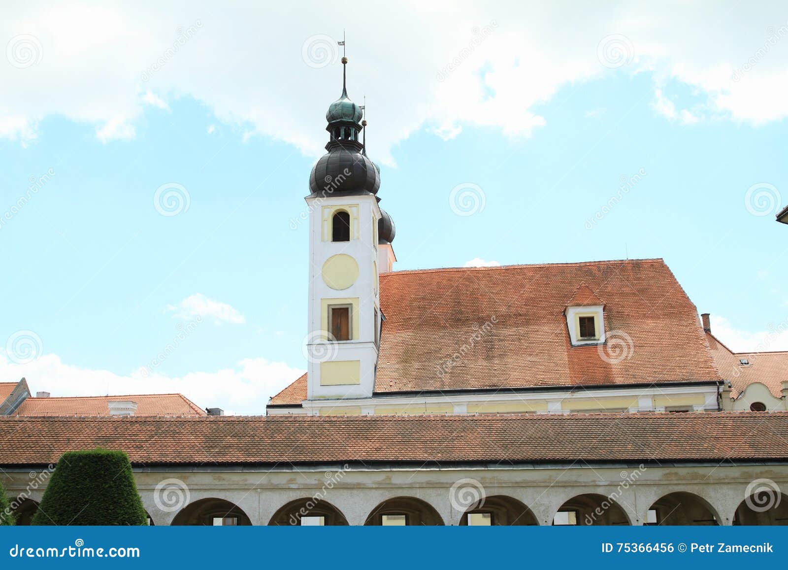 Church of the Name of Jesus Stock Photo - Image of telc, palace: 75366456