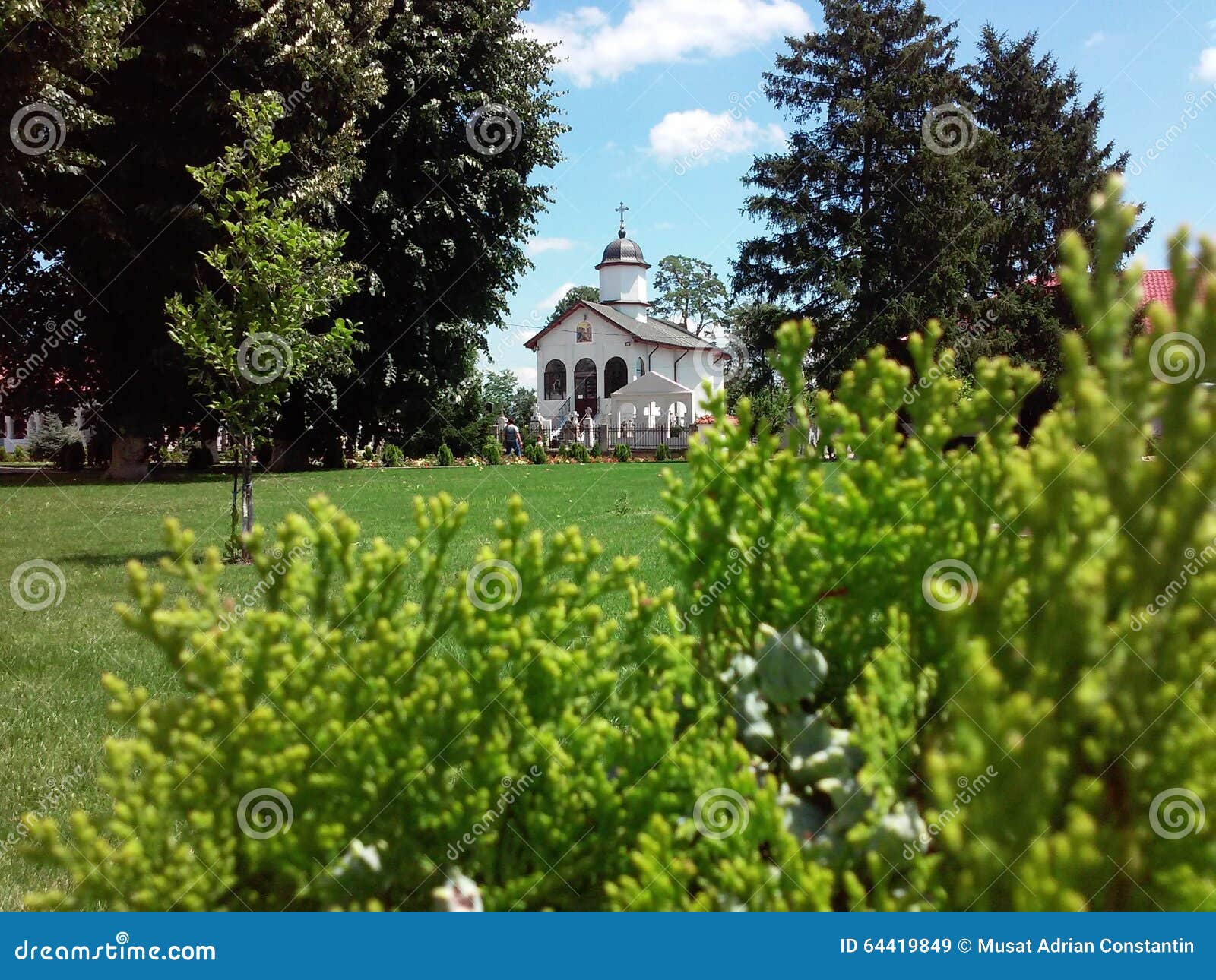 Church of nature stock image. Image of nature, clouds - 64419849