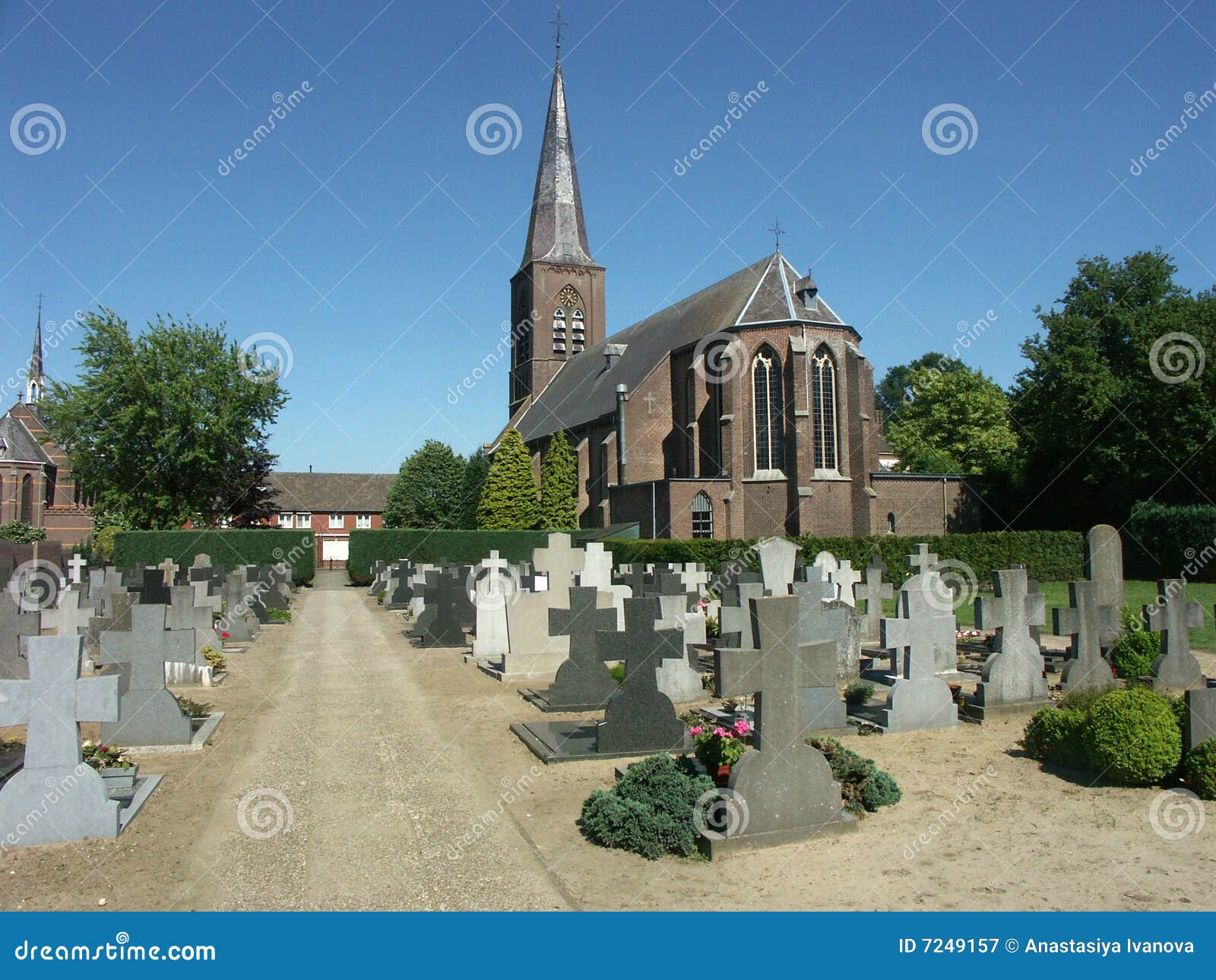 Church in the Netherlands stock image. Image of religious - 7249157