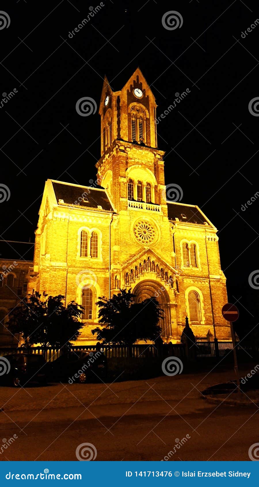 Church night stock photo. Image of jezus, night, church - 141713476
