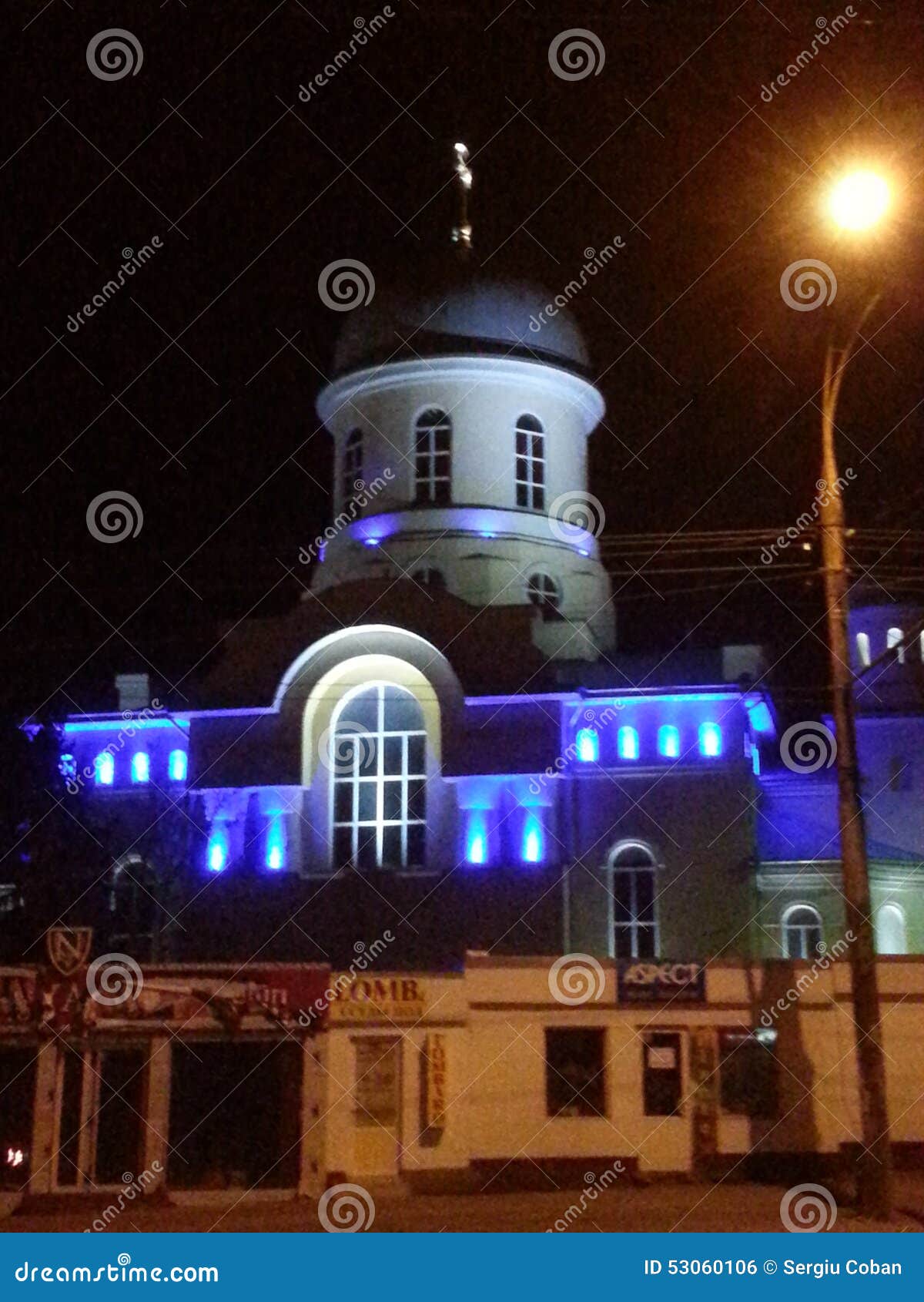 Church stock photo. Image of church, moldova, night, chisinau - 53060106