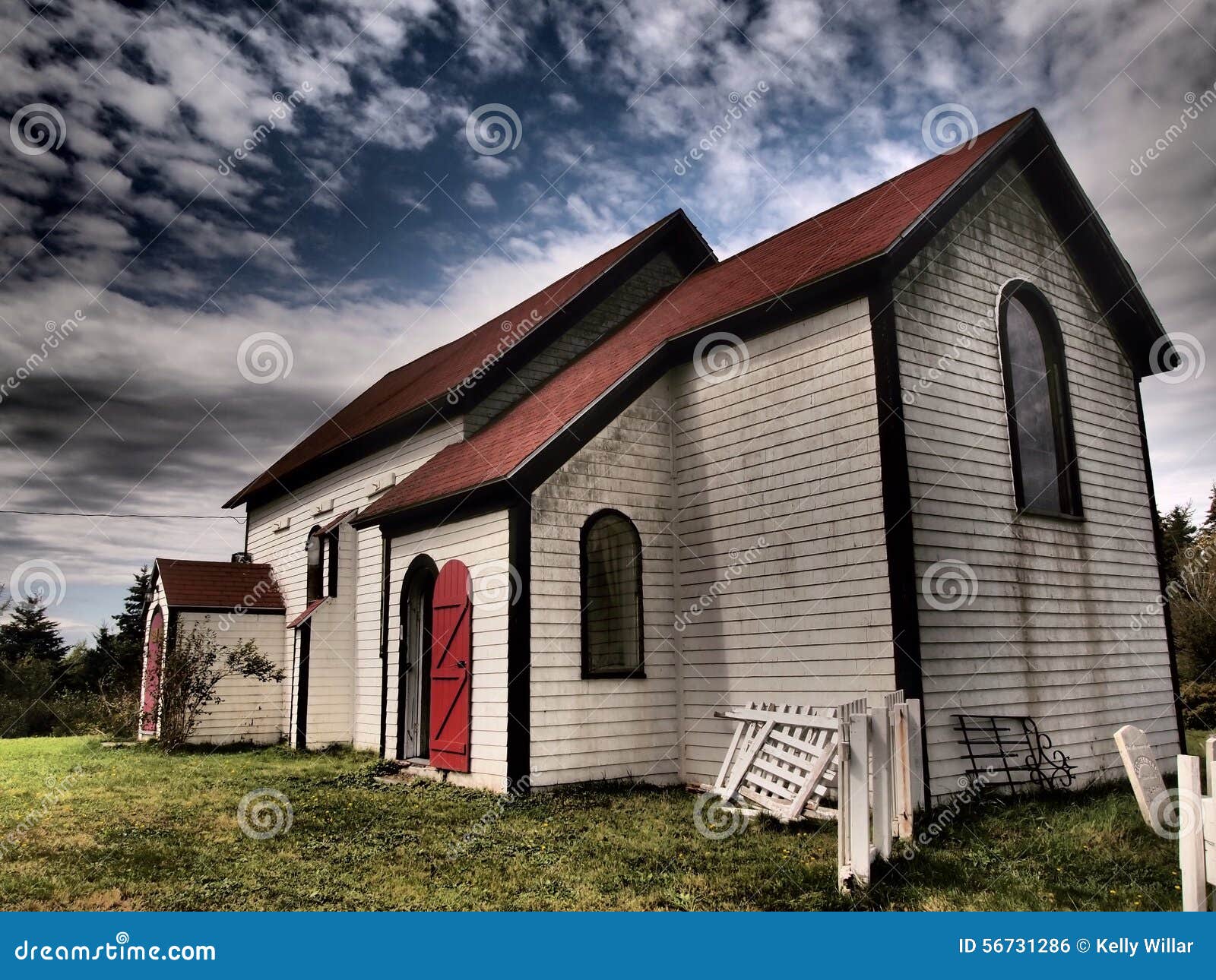 Church stock photo. Image of nova, scotia, church, rundown - 56731286