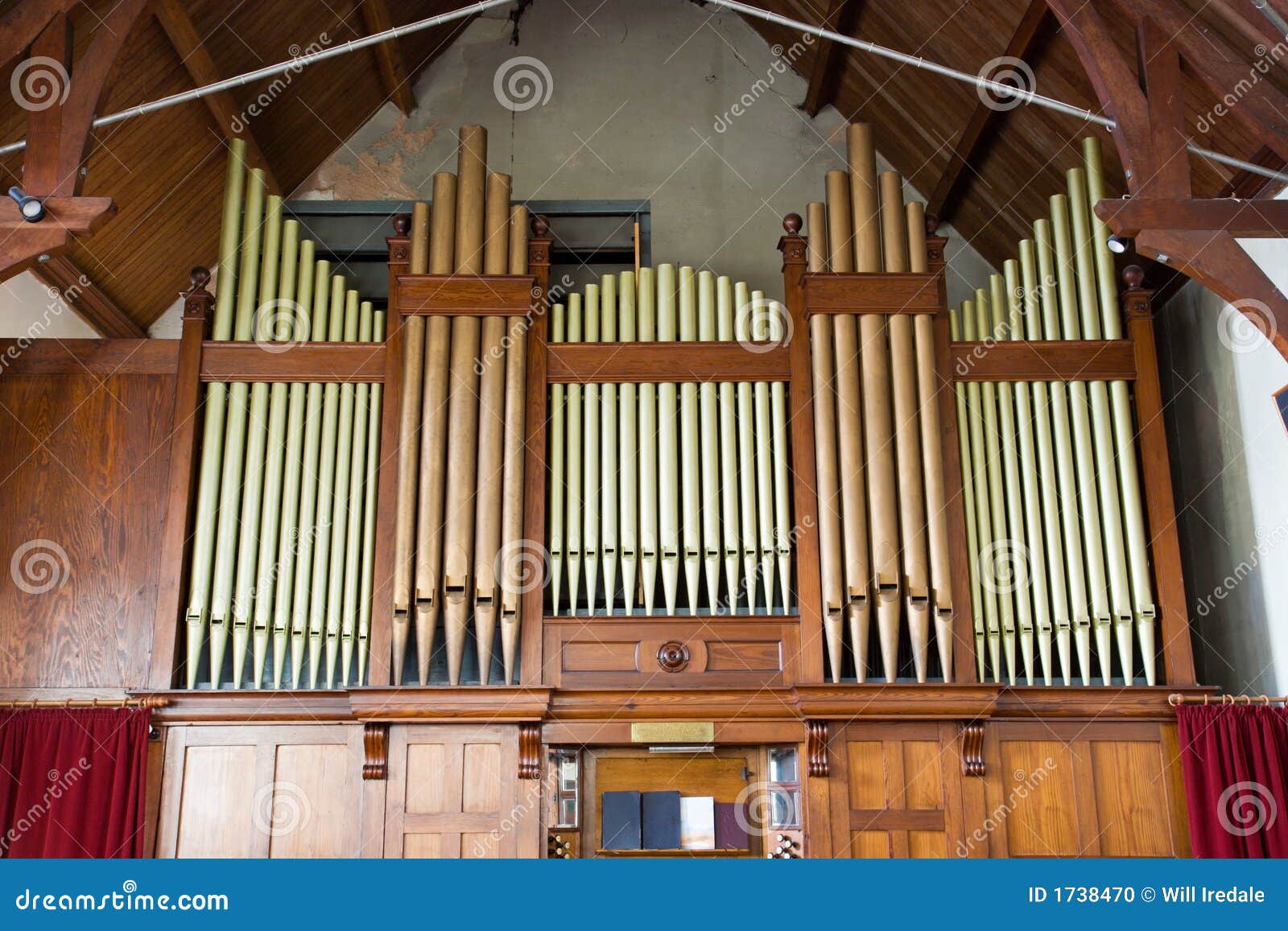Church Organ stock photo. Image of instrument, religion - 1738470