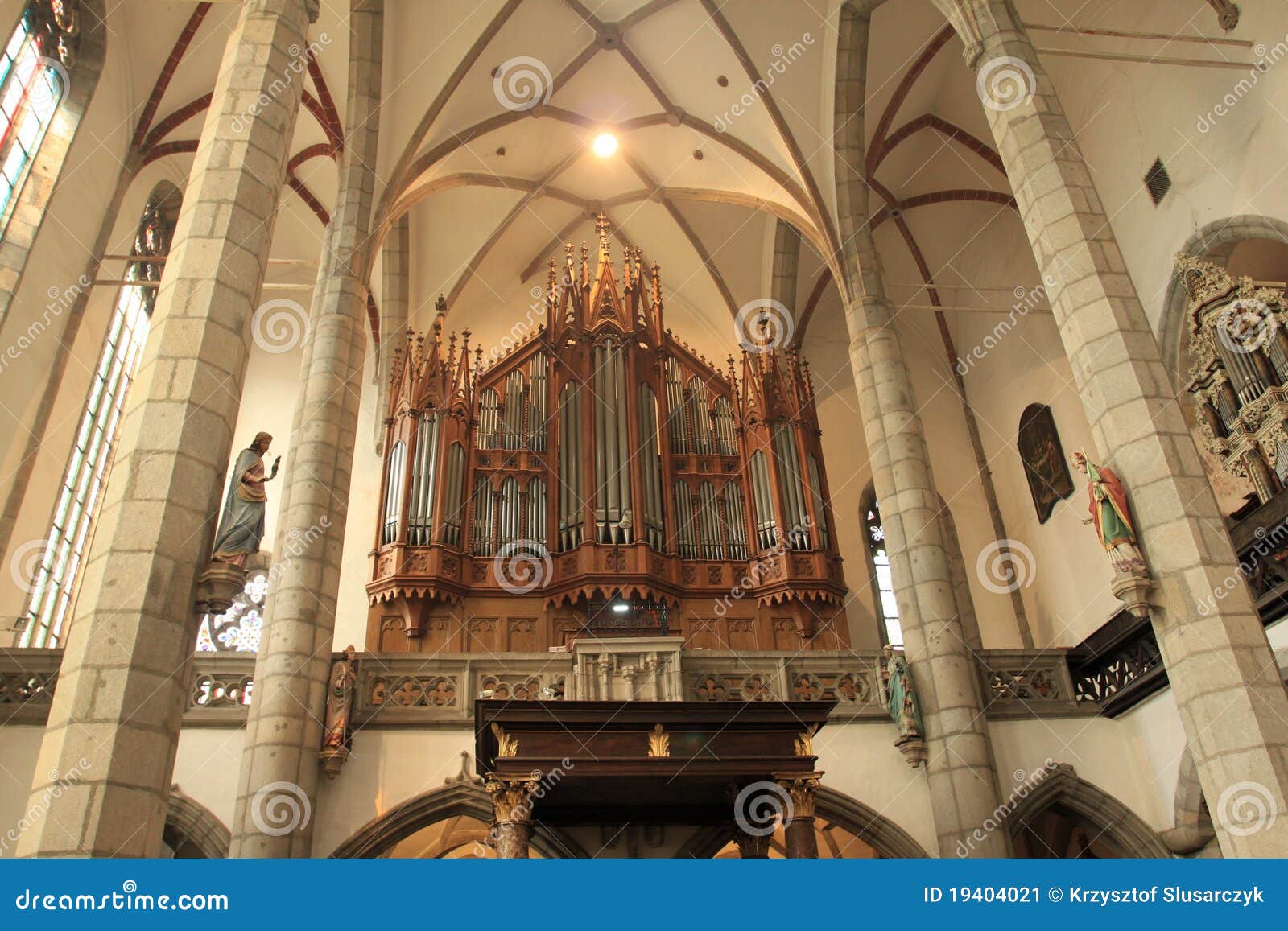 Church organ stock image. Image of inside, europe, saint - 19404021