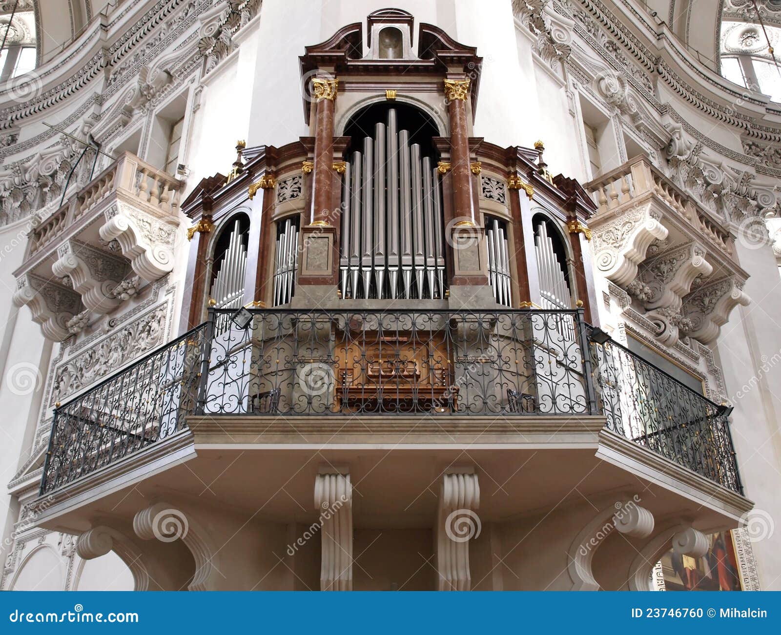 Church organ stock photo. Image of music, antique, organ - 23746760