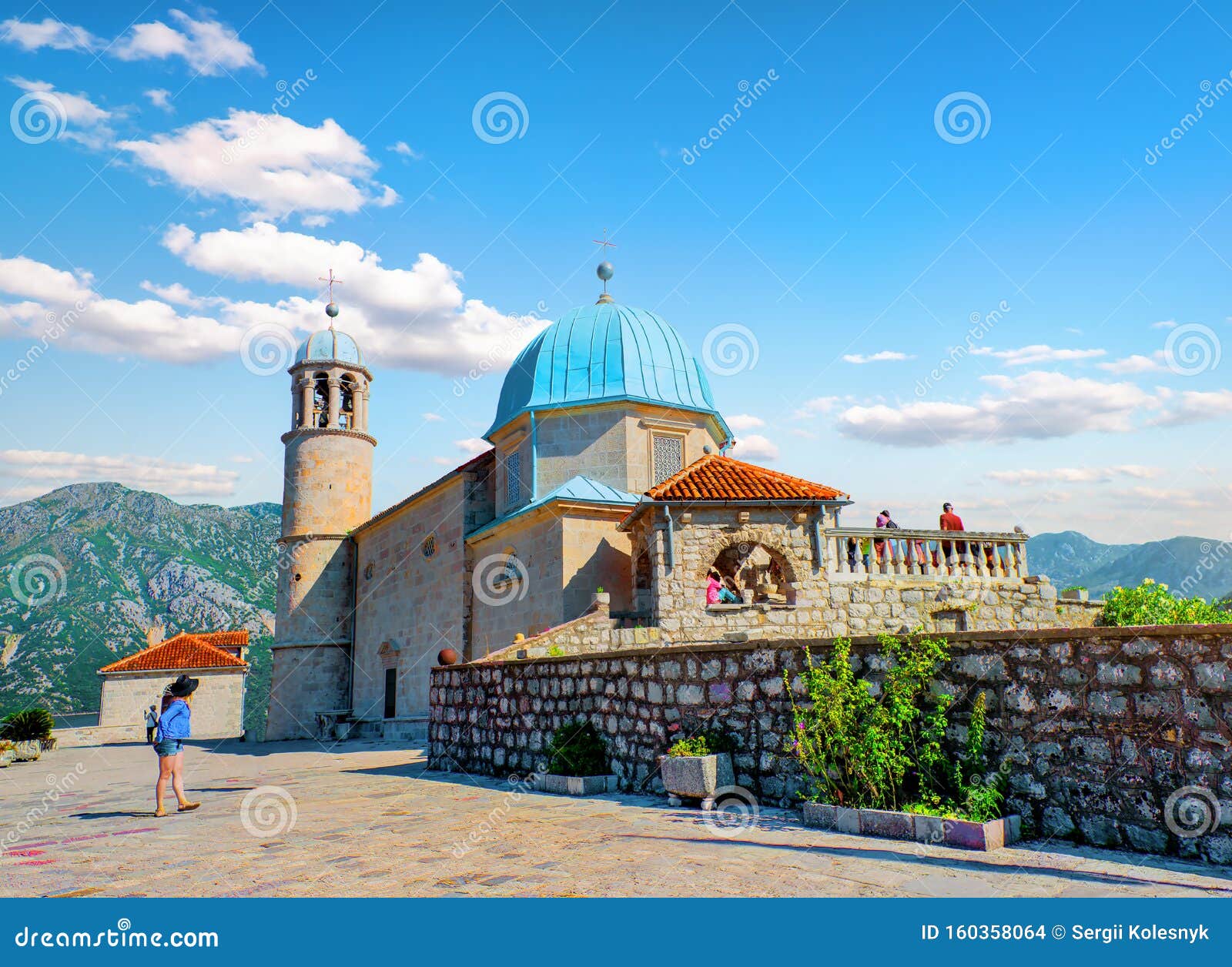 Church in Perast stock photo. Image of city, balkan - 160358064