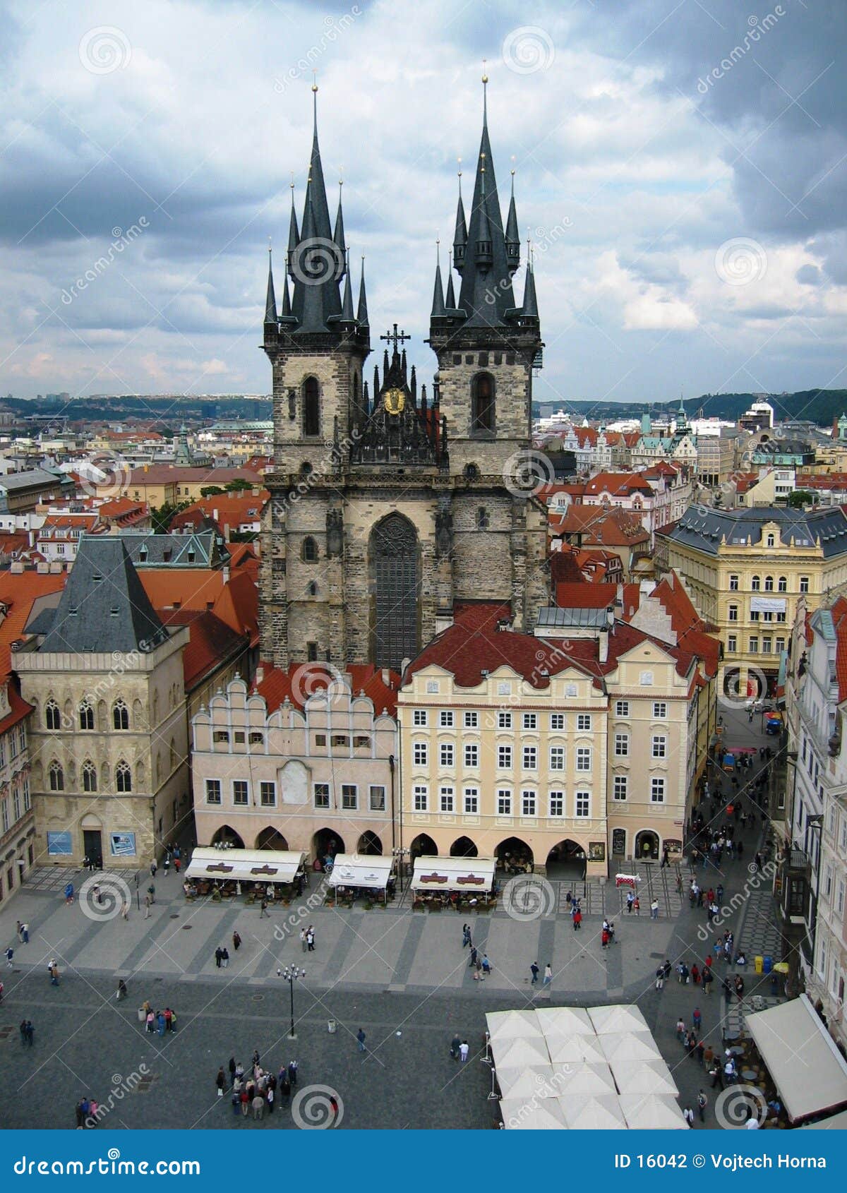 Church of Our Lady before Tyn Stock Photo - Image of europe, square: 16042
