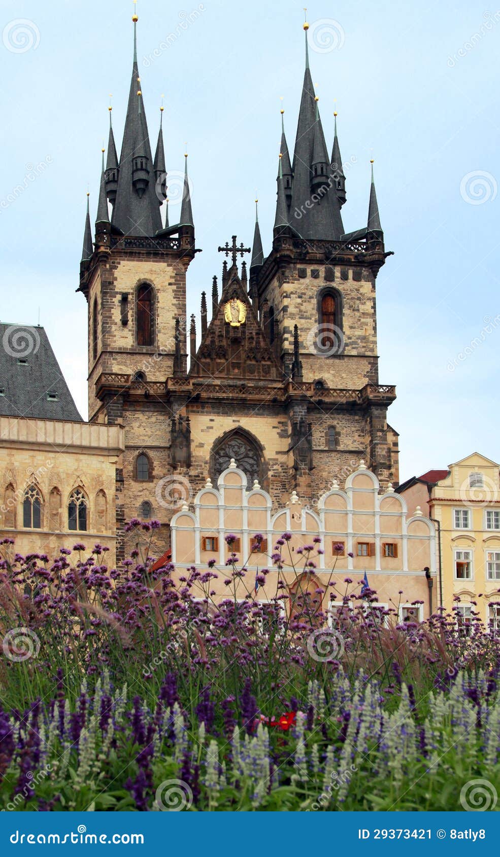 Church of Our Lady before Tyn Stock Image - Image of prague, landmark ...