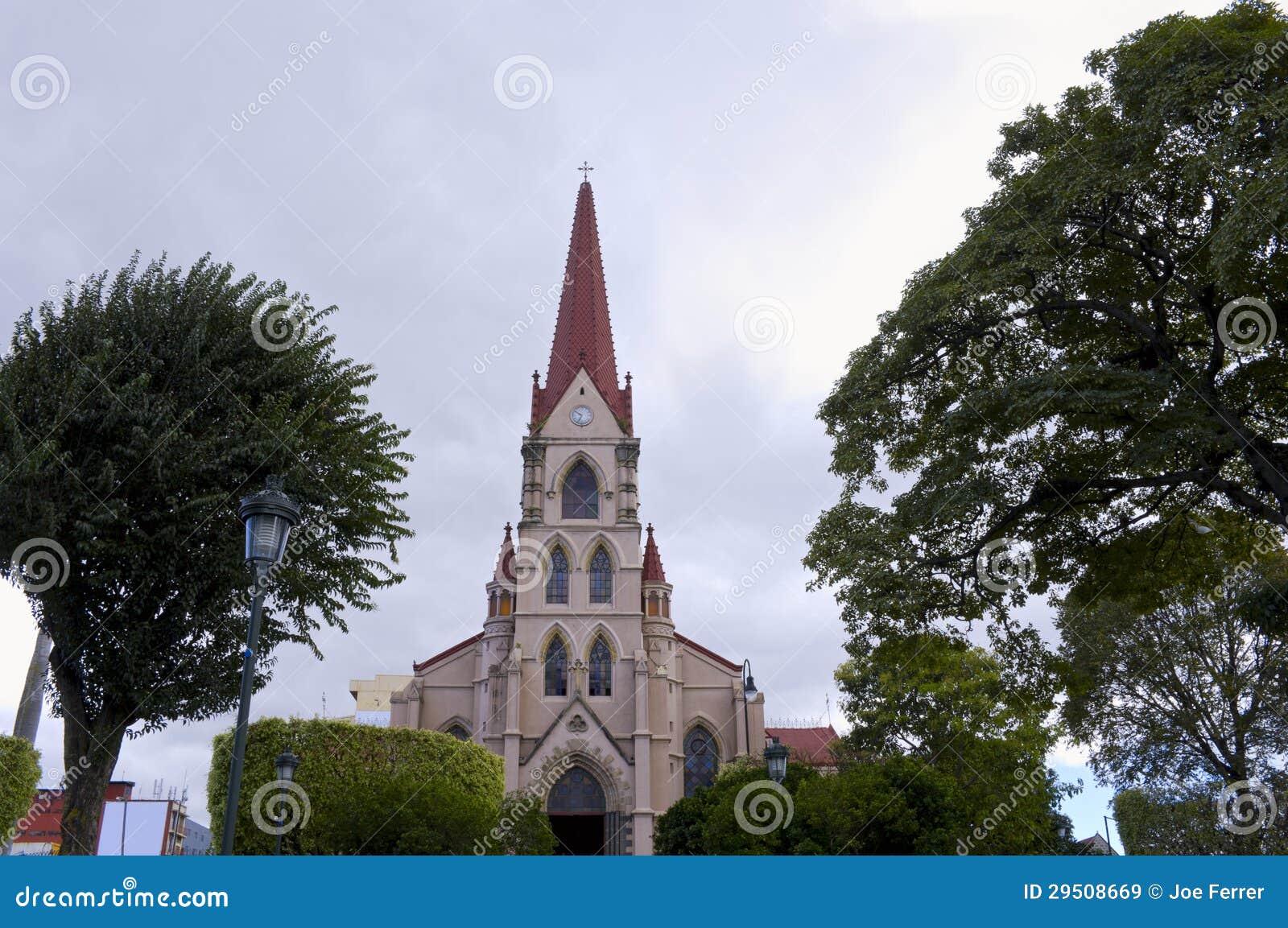 Church and Park in San Jose Stock Image - Image of lady, faith: 29508669