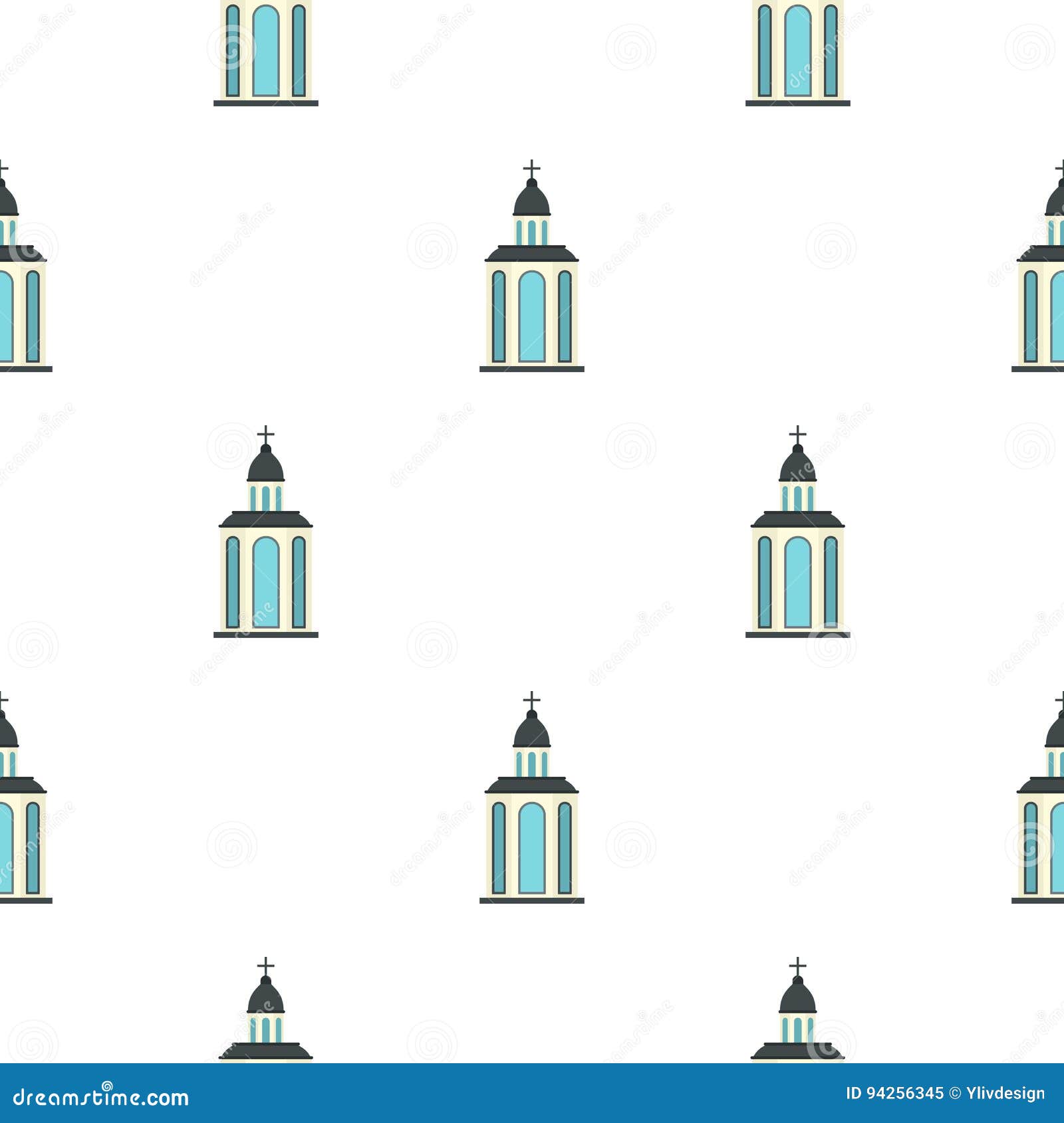 Church pattern seamless stock vector. Illustration of christianity ...