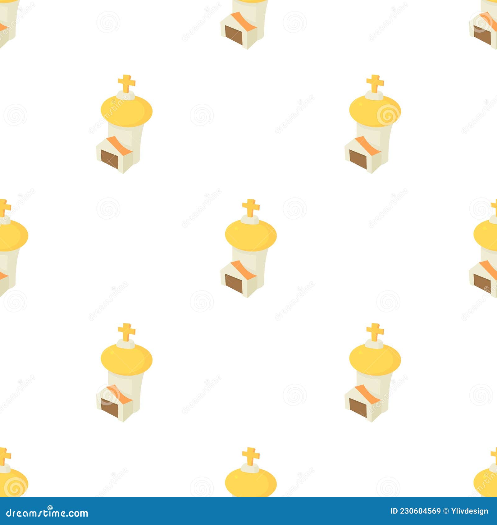 Church Pattern Seamless Vector Stock Vector - Illustration of ...