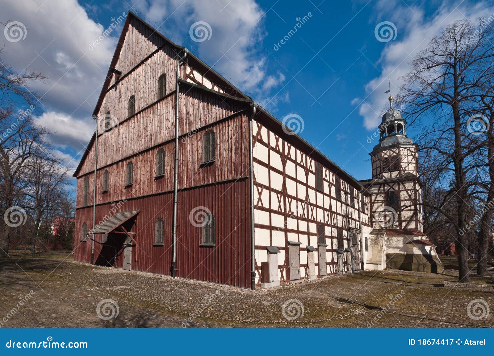 Church of Peace - UNESCO World Heritage Site Stock Image - Image of ...