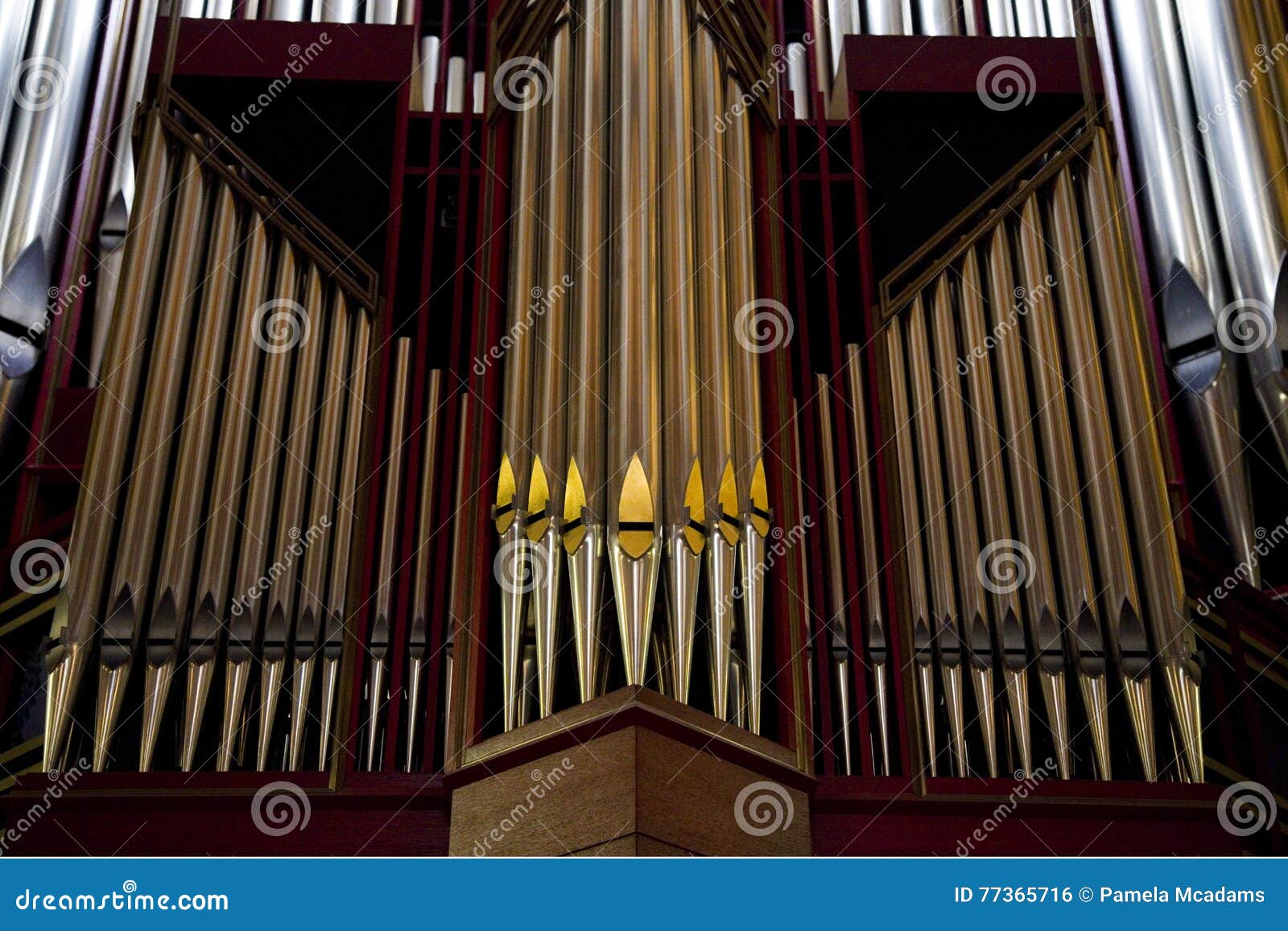 Church Pipe Organ stock photo. Image of vertical, musical - 77365716