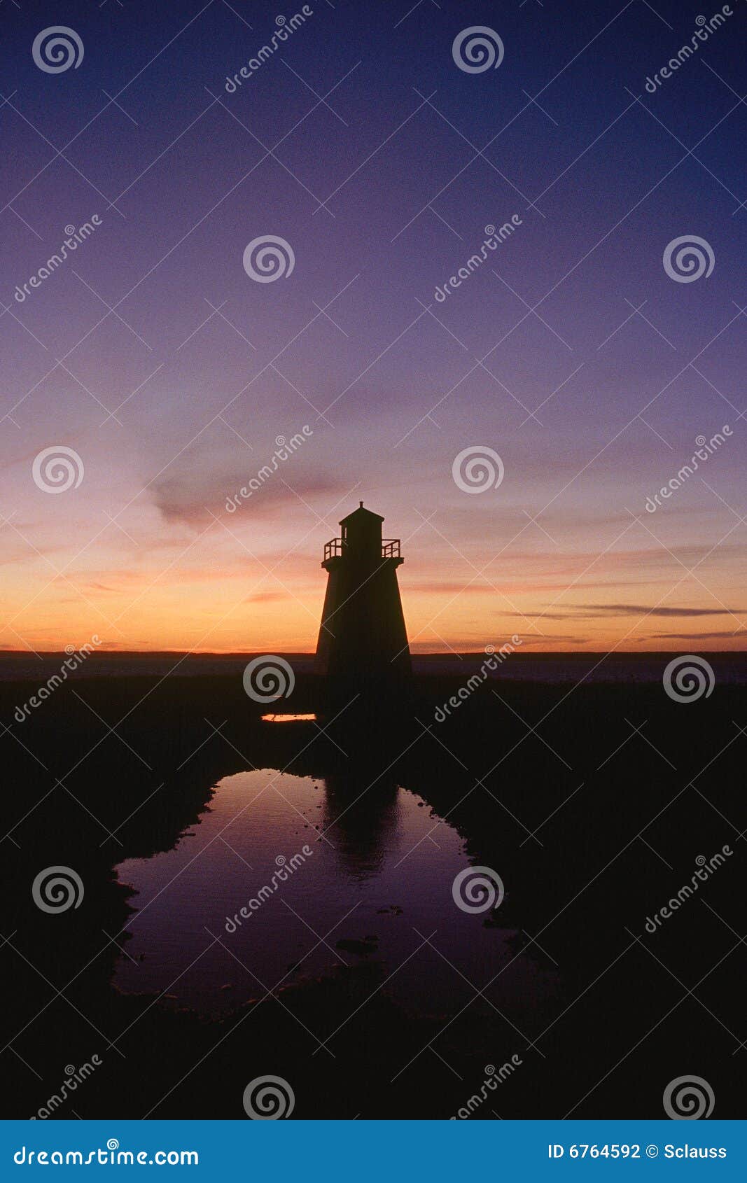 Church Point Lighthouse stock photo. Image of purple, persistent - 6764592