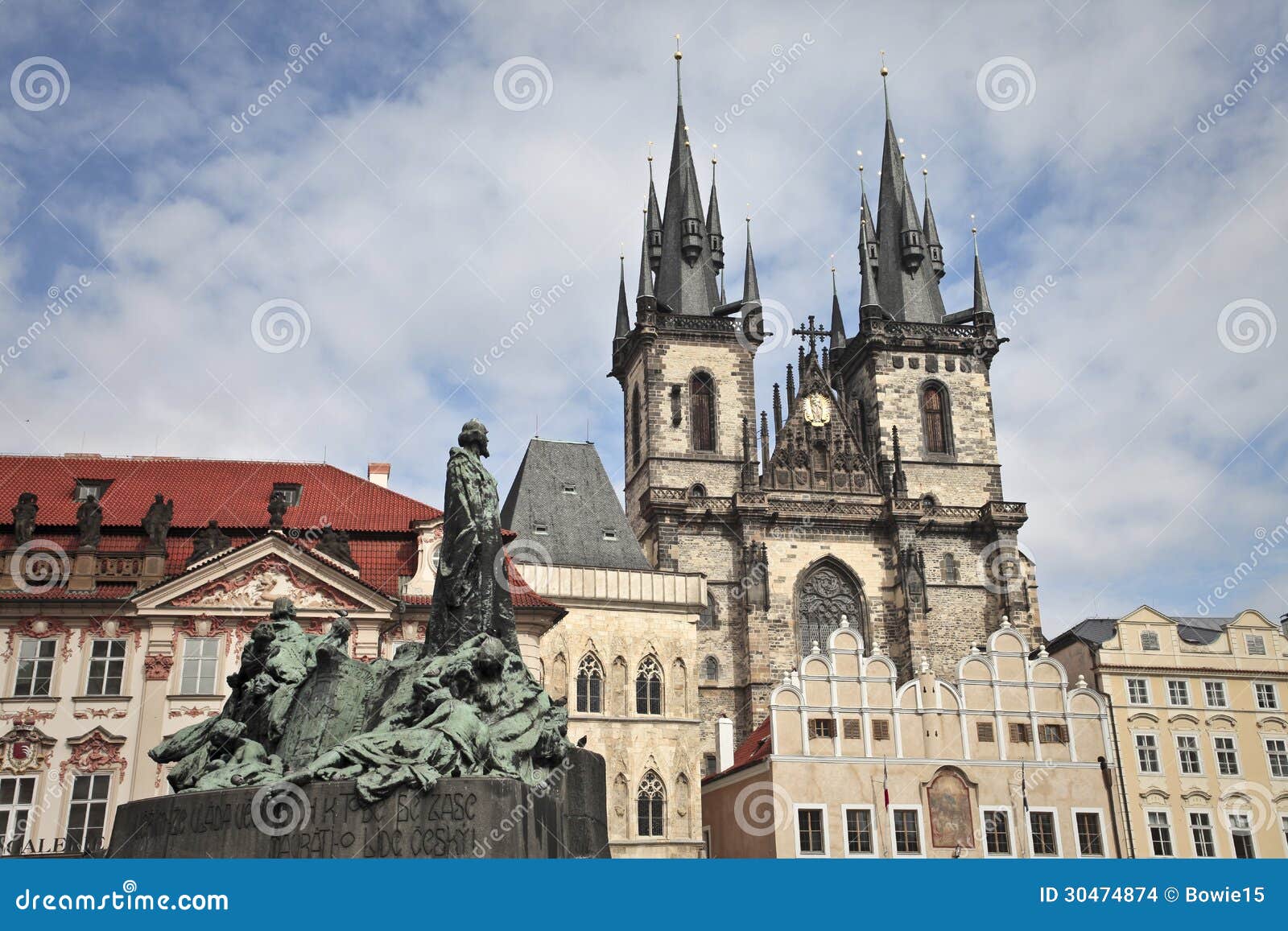 Church in prague stock photo. Image of prague, religion - 30474874