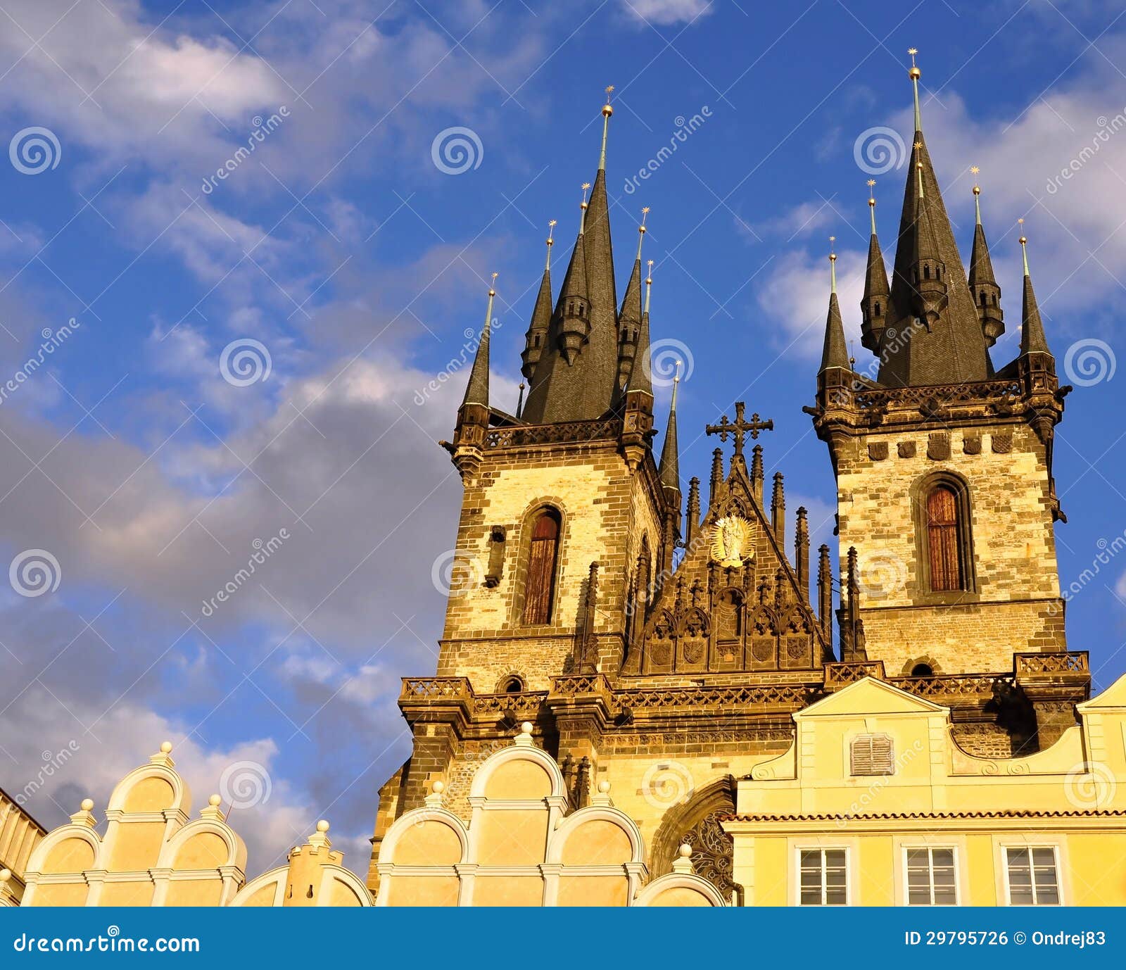 Church in Prague stock photo. Image of cathedral, czech - 29795726