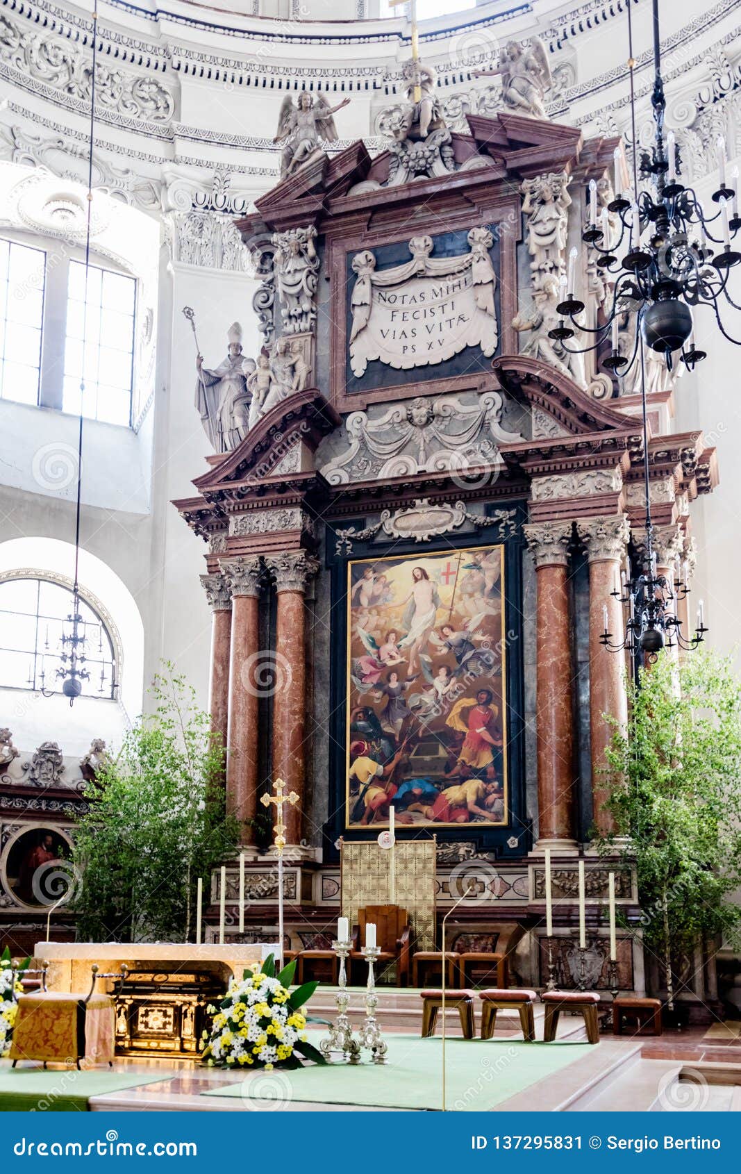 Church pulpit stock image. Image of moulding, icon, decor - 137295831