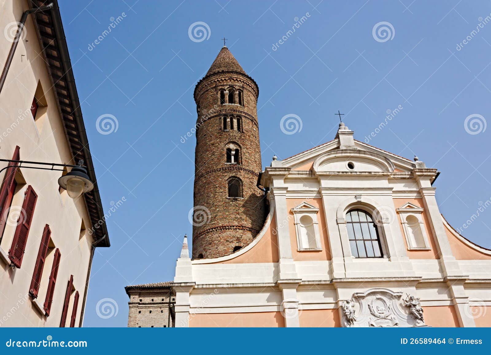 Church in Ravenna stock photo. Image of landmark, temple - 26589464