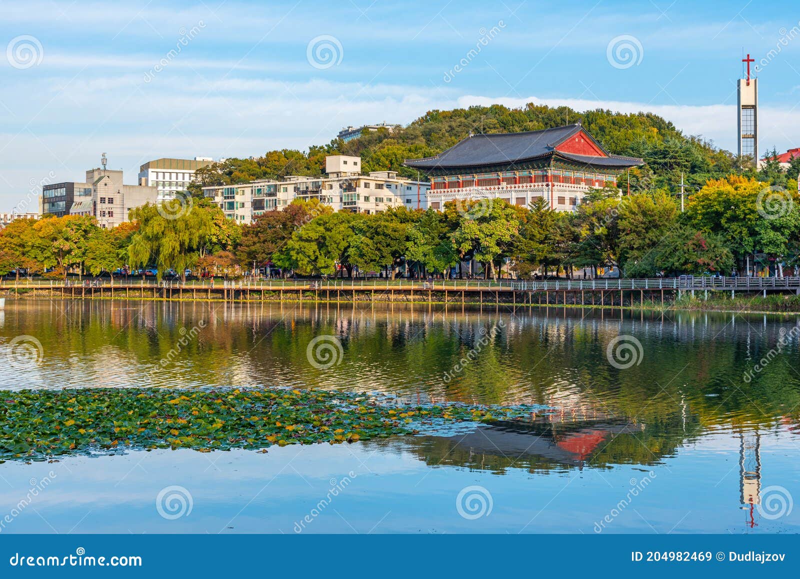 Duryu Park Tower Starry Night Illuminations Night In Daegu South Korea ...