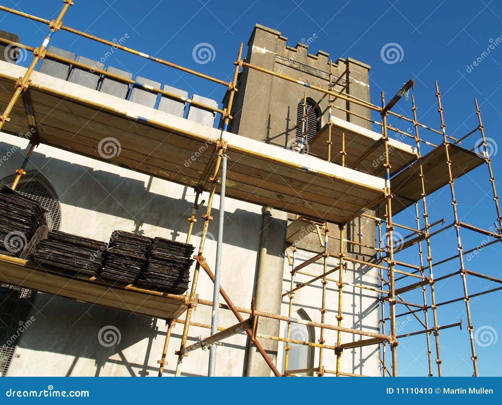 Church Repairs stock photo. Image of renovate, repairs - 11110410