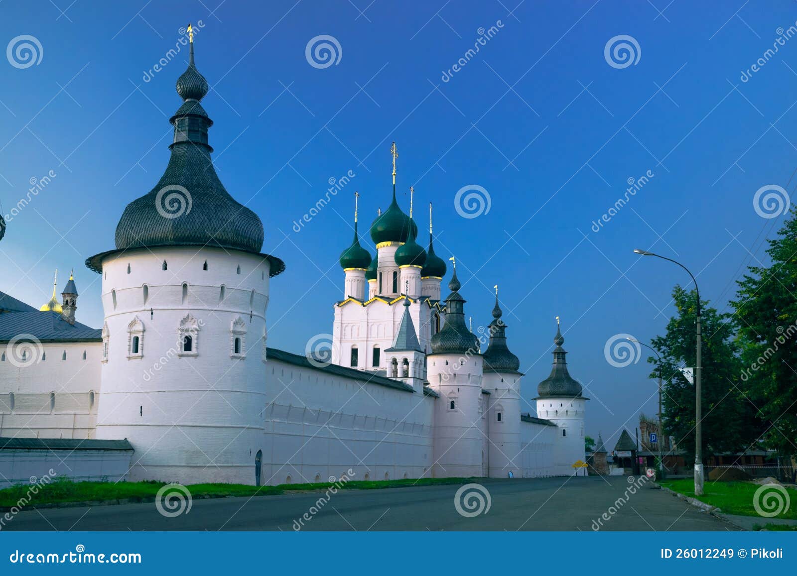 Church of Resurrection in Rostov Kremlin Stock Image - Image of ...