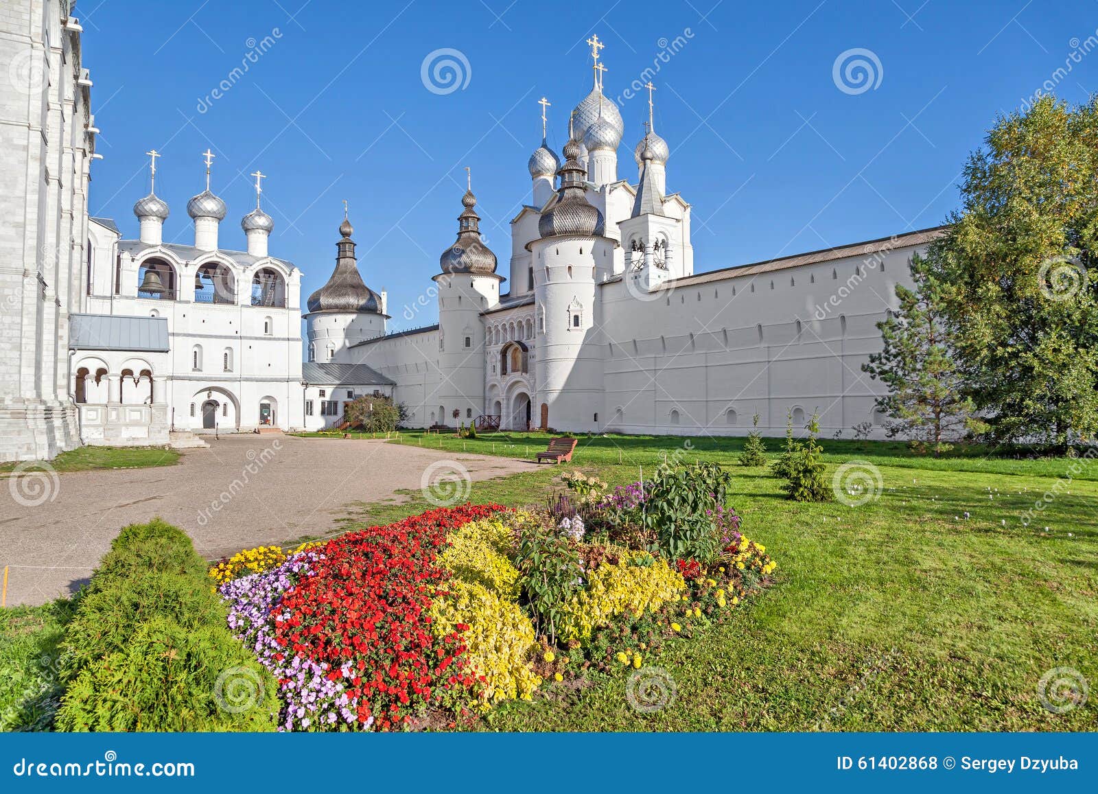 Church of the Resurrection in Rostov Kremlin Stock Photo - Image of ...