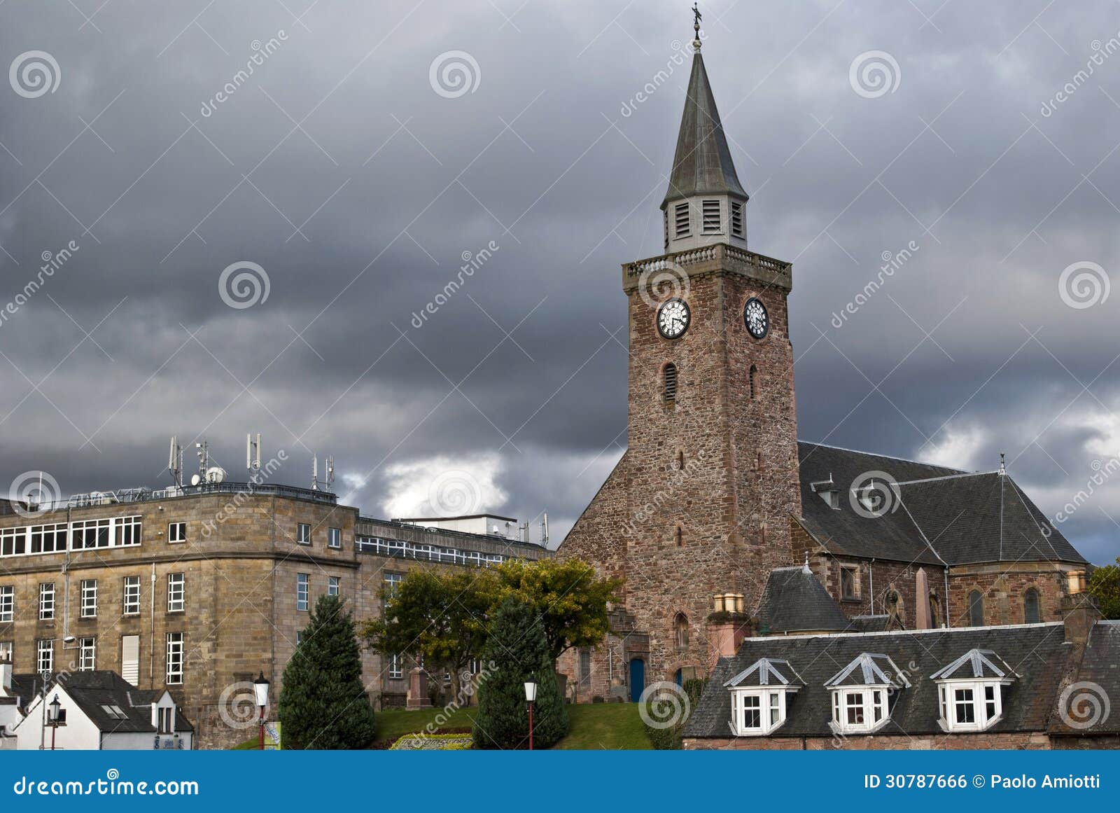 Church stock photo. Image of highlands, scotland, britain - 30787666