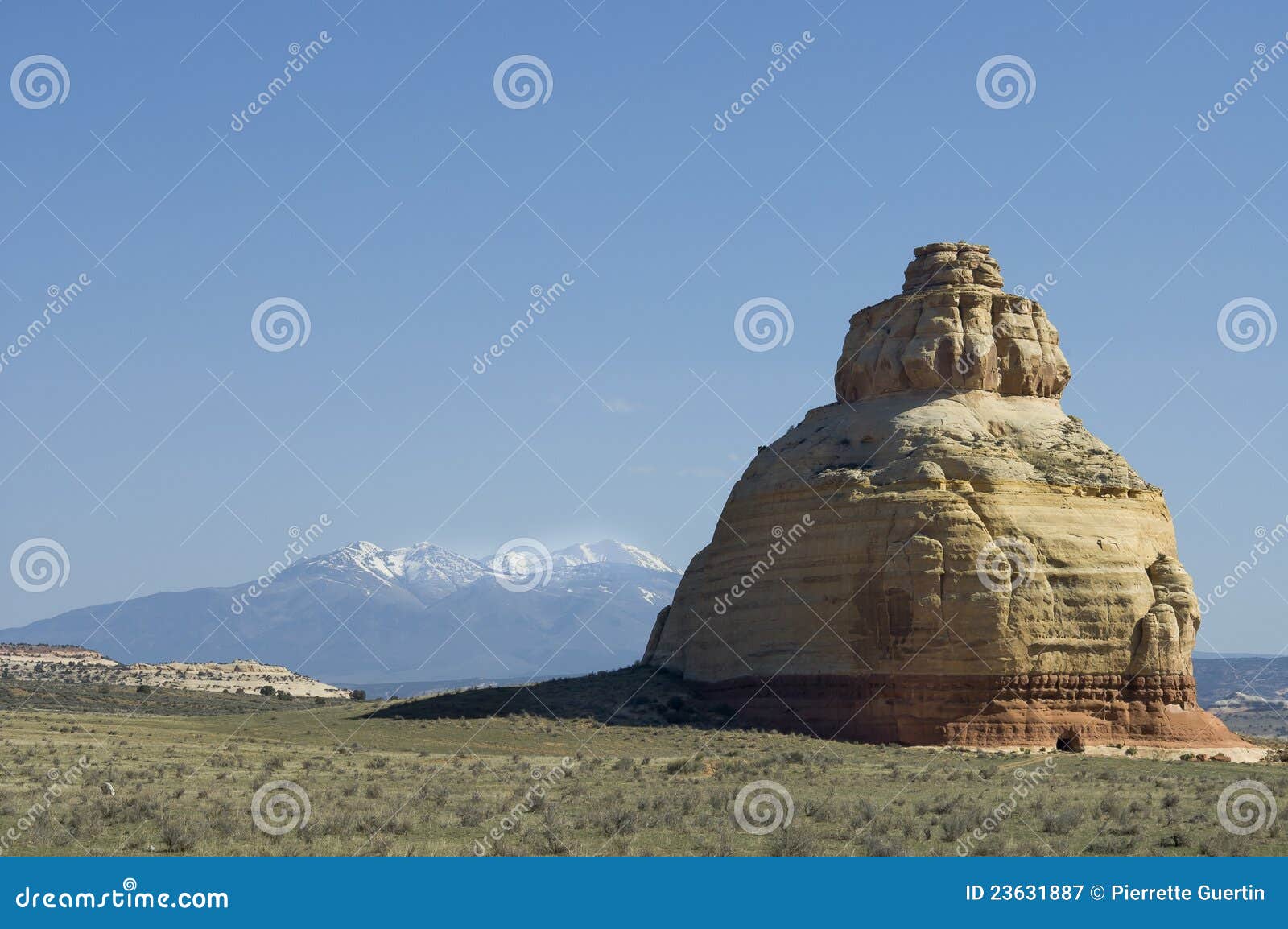 Church Rock Moab Utah Desert Collage Royalty-Free Stock Photography ...