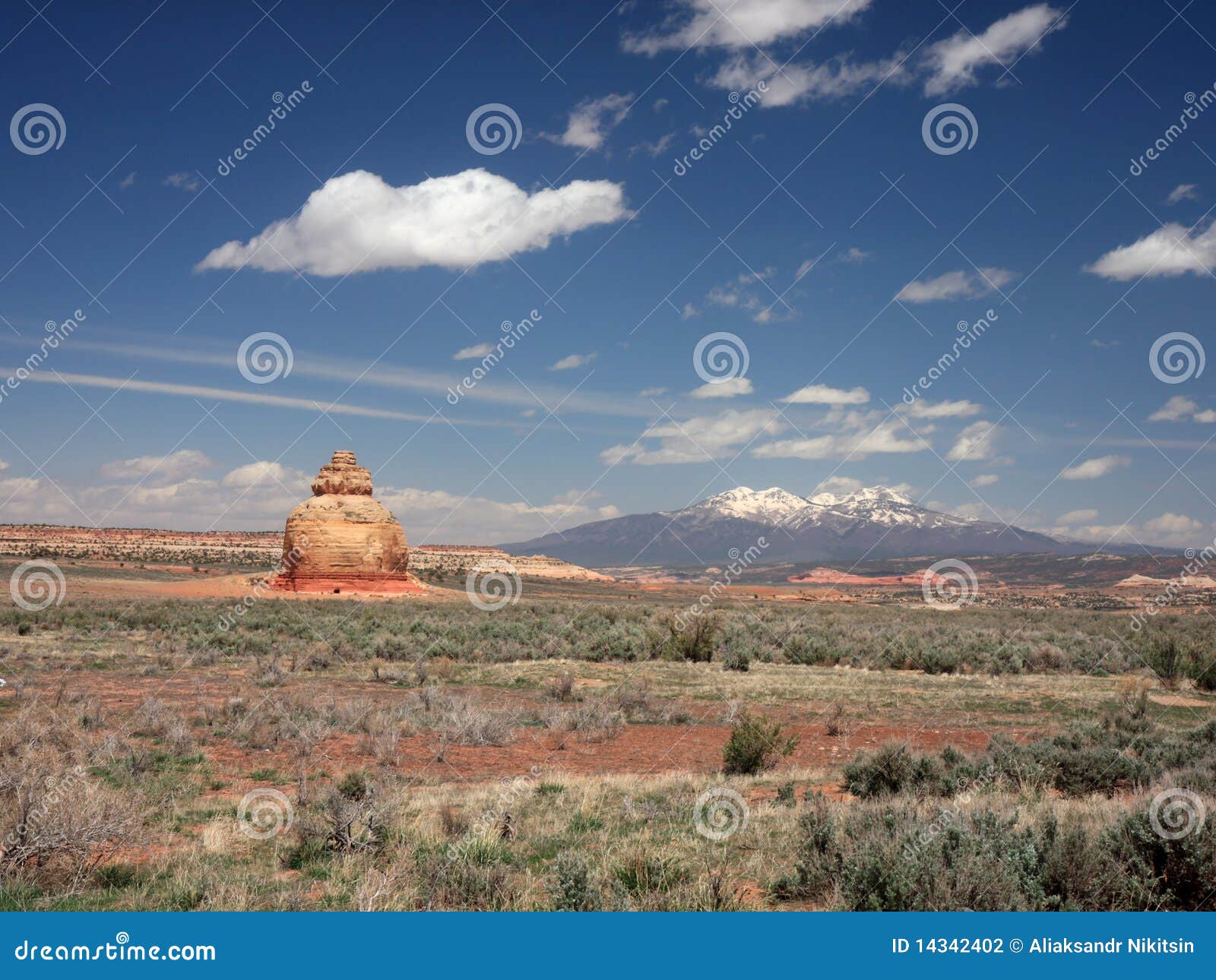 Church Rock in Utah stock photo. Image of scenic, stone - 14342402