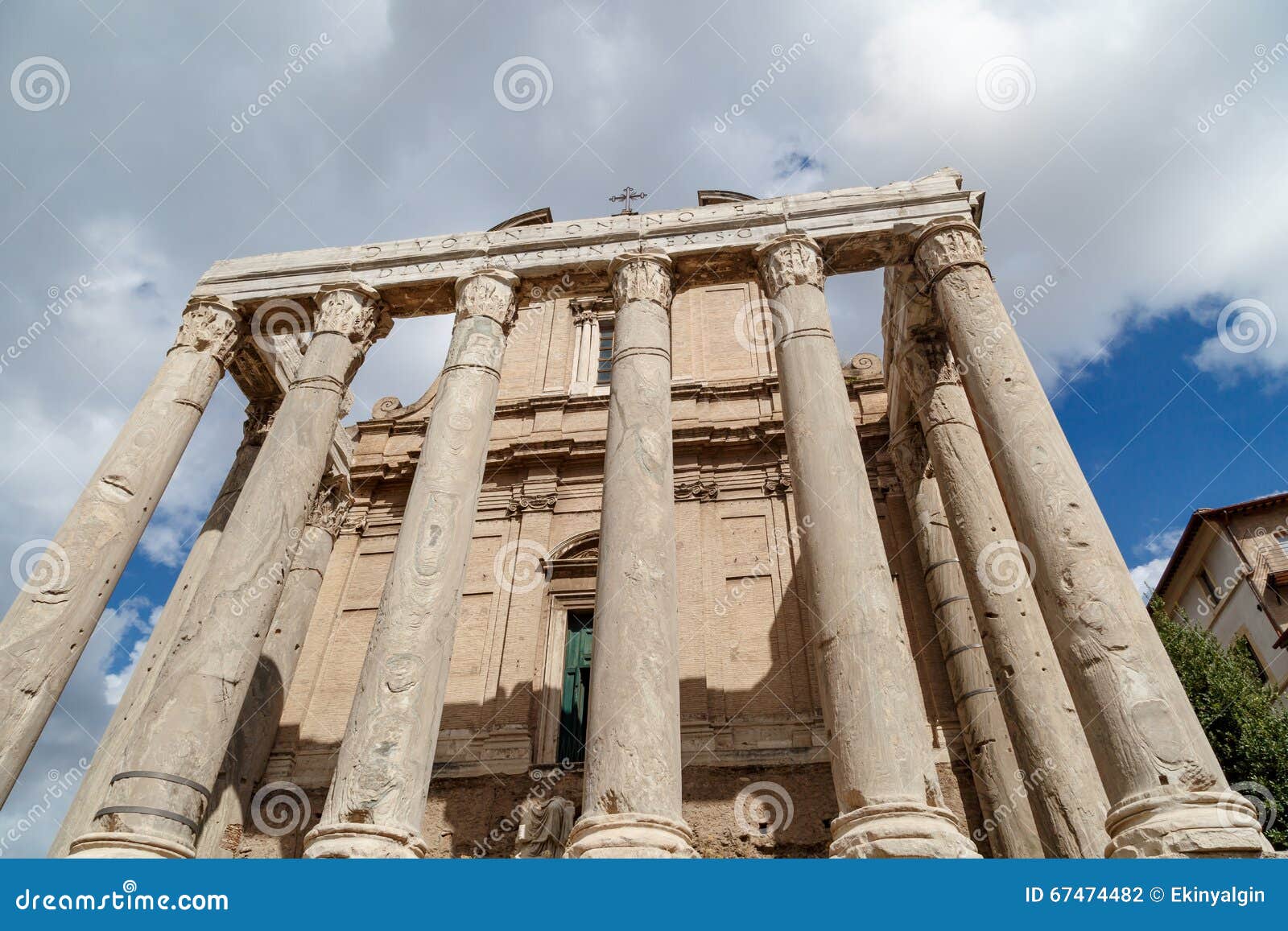 Church in Roman Forum stock photo. Image of arch, city - 67474482