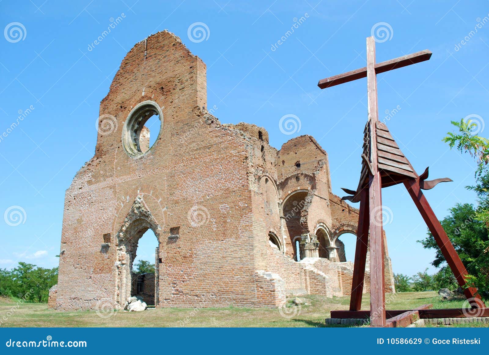 Church ruin stock image. Image of worship, monument, faith - 10586629