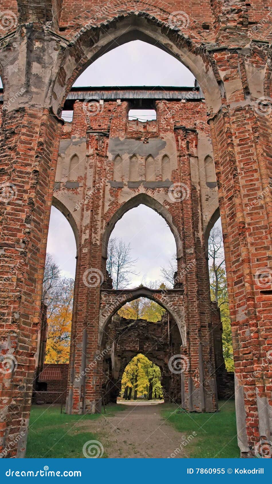 Church ruins stock image. Image of door, rake, sight, garret - 7860955