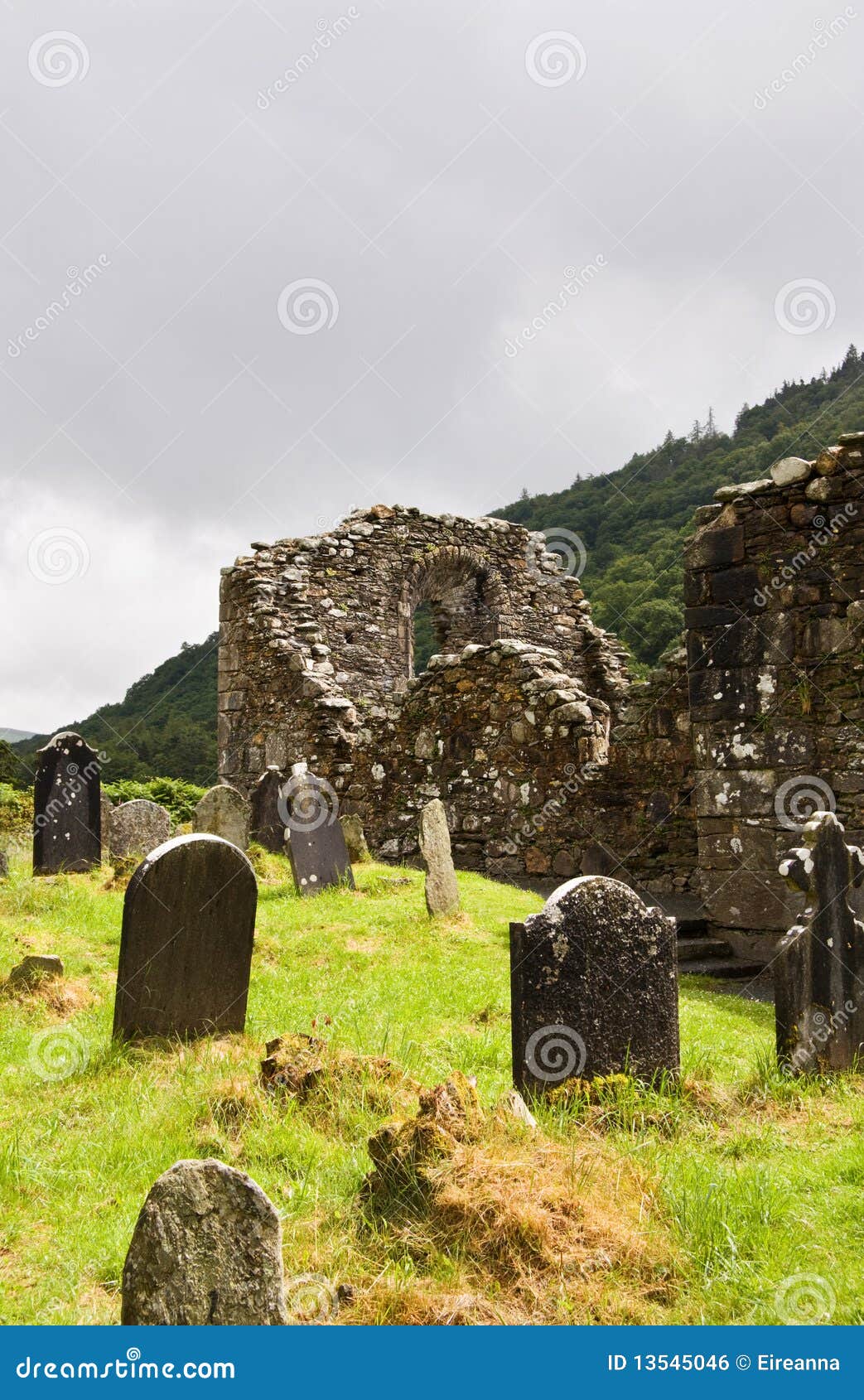 Church Ruins at Glendalough Stock Photo - Image of church, ireland ...