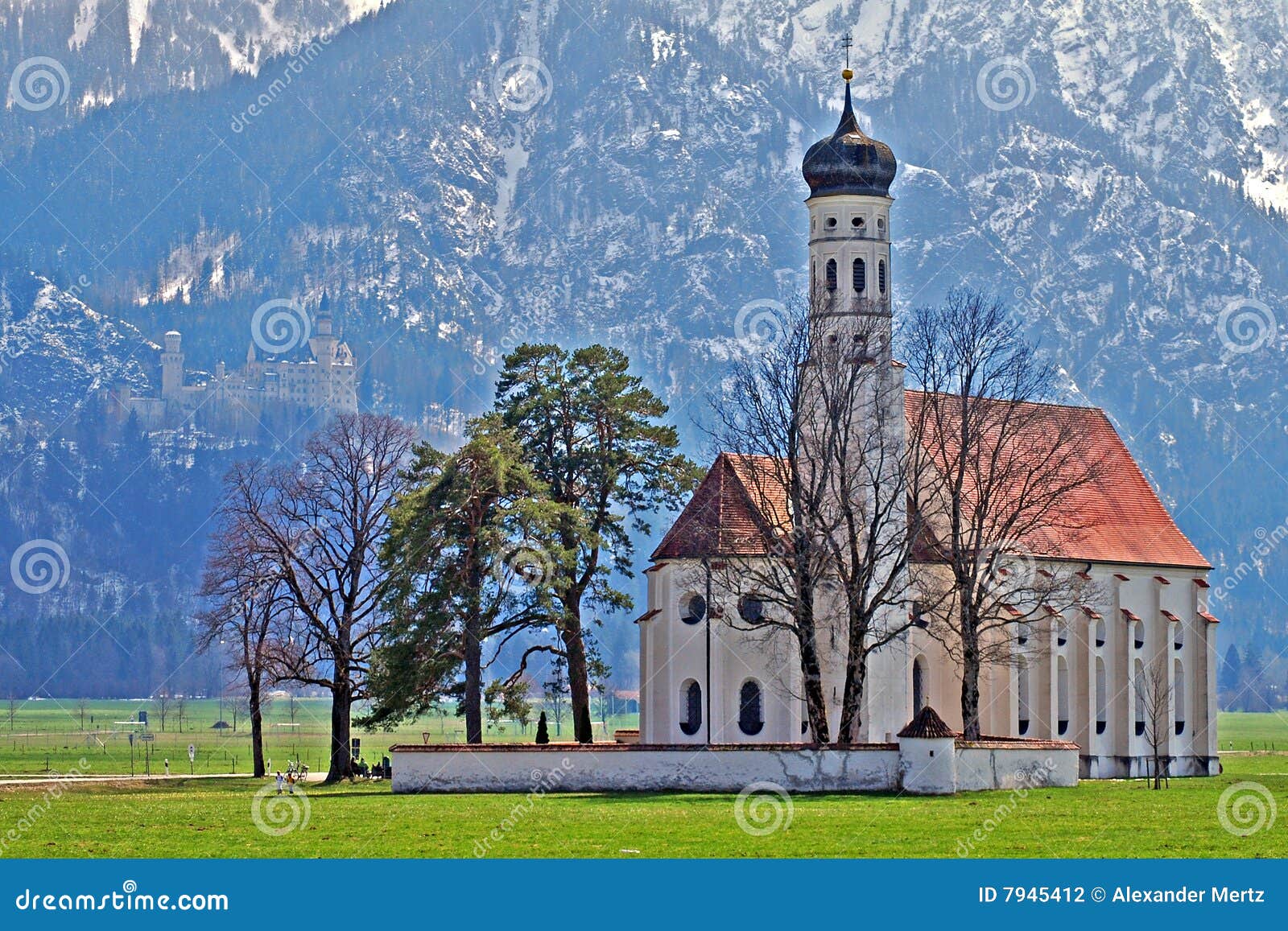 Church in Rural Bavaria, Southern Germany Stock Photo - Image of castle ...