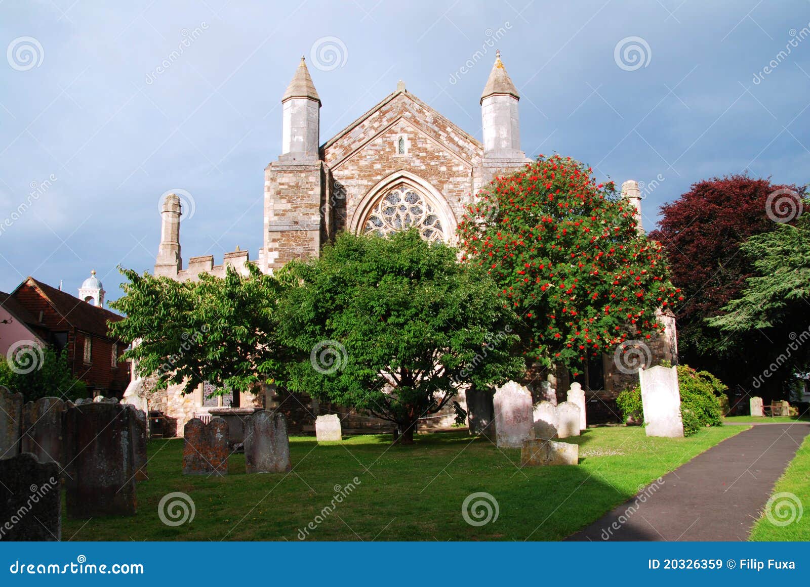 Church in Rye stock image. Image of architecture, christian - 20326359