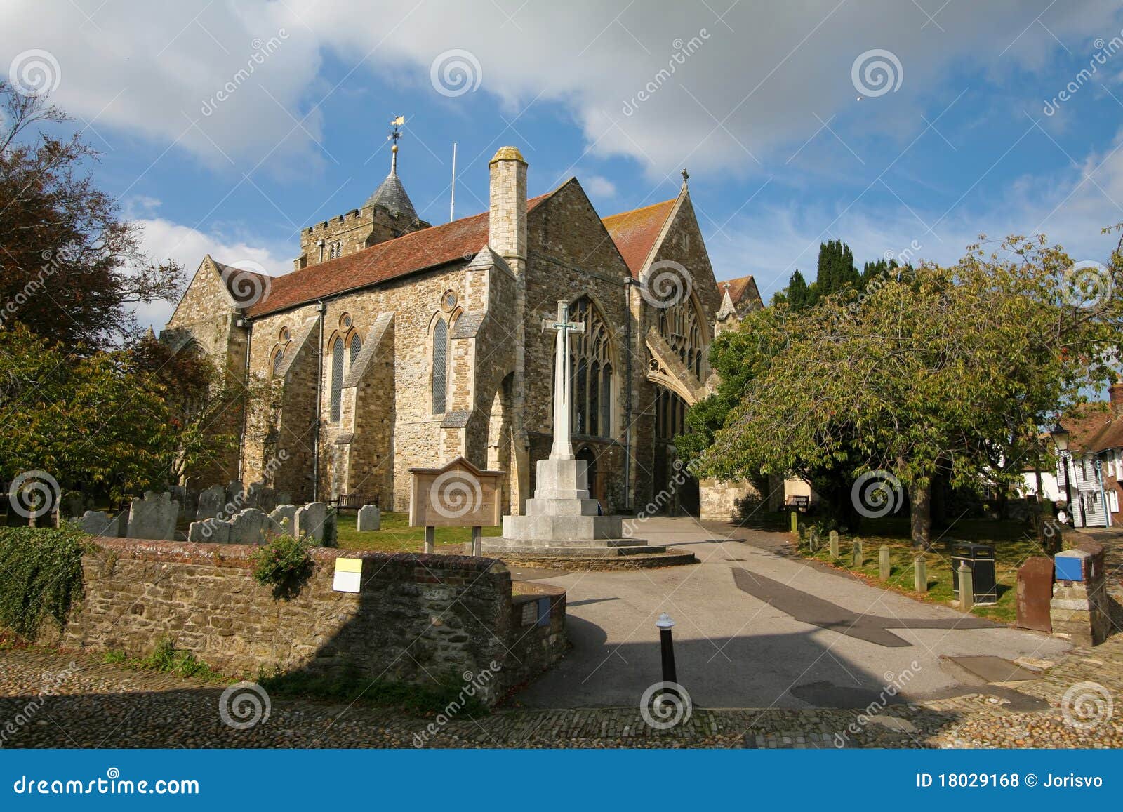 Church of Rye, England stock photo. Image of england - 18029168
