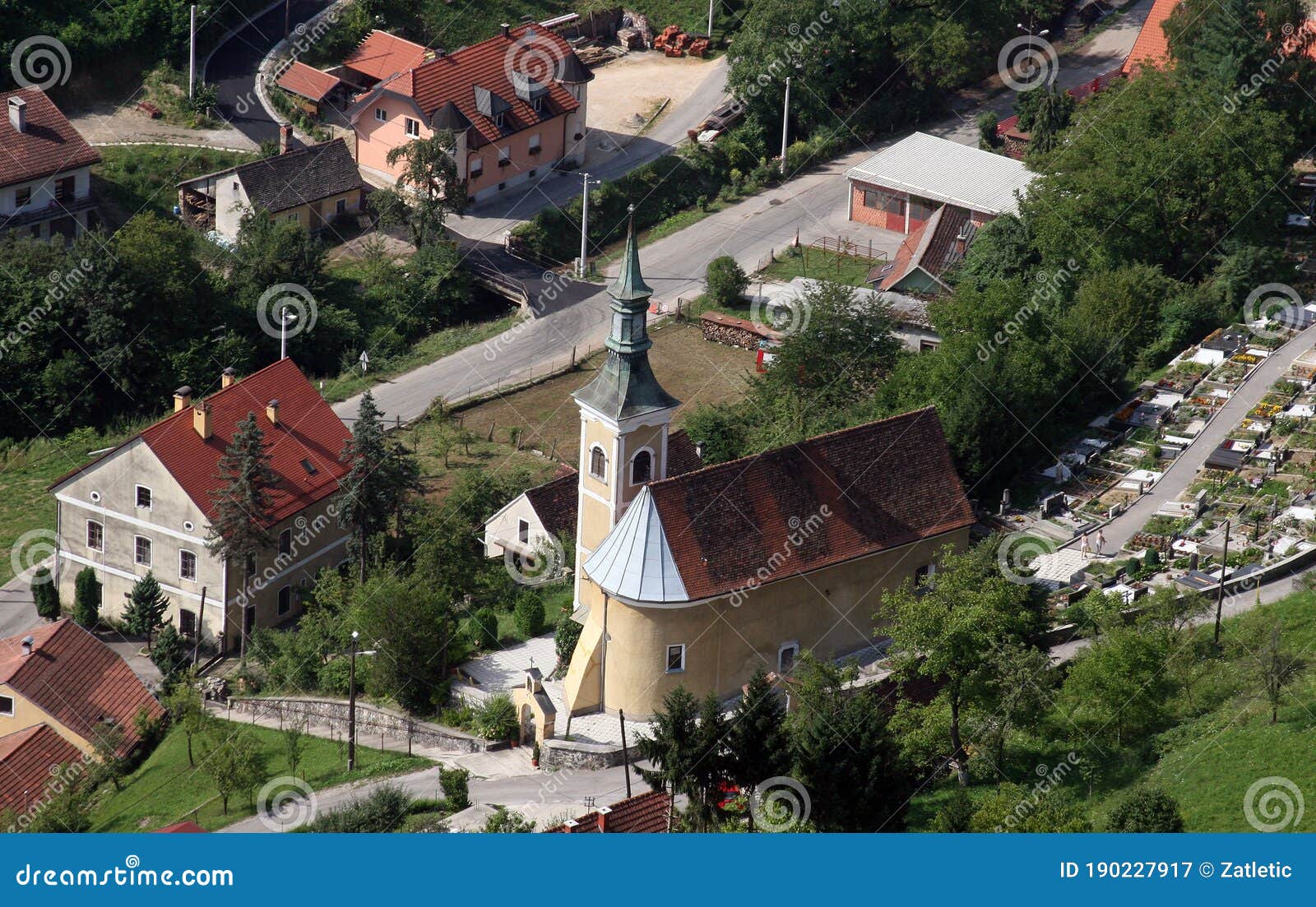 Church of Saint Barbara in Rude, Croatia Stock Image - Image of ...