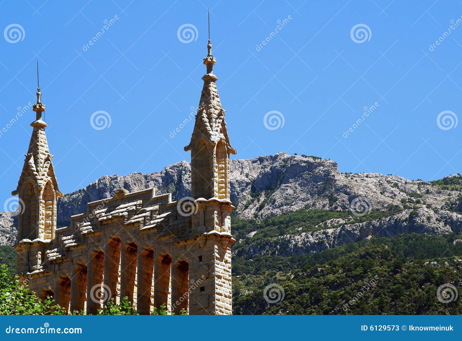 Church of Saint Bartholomew in Soller Stock Image - Image of christian ...
