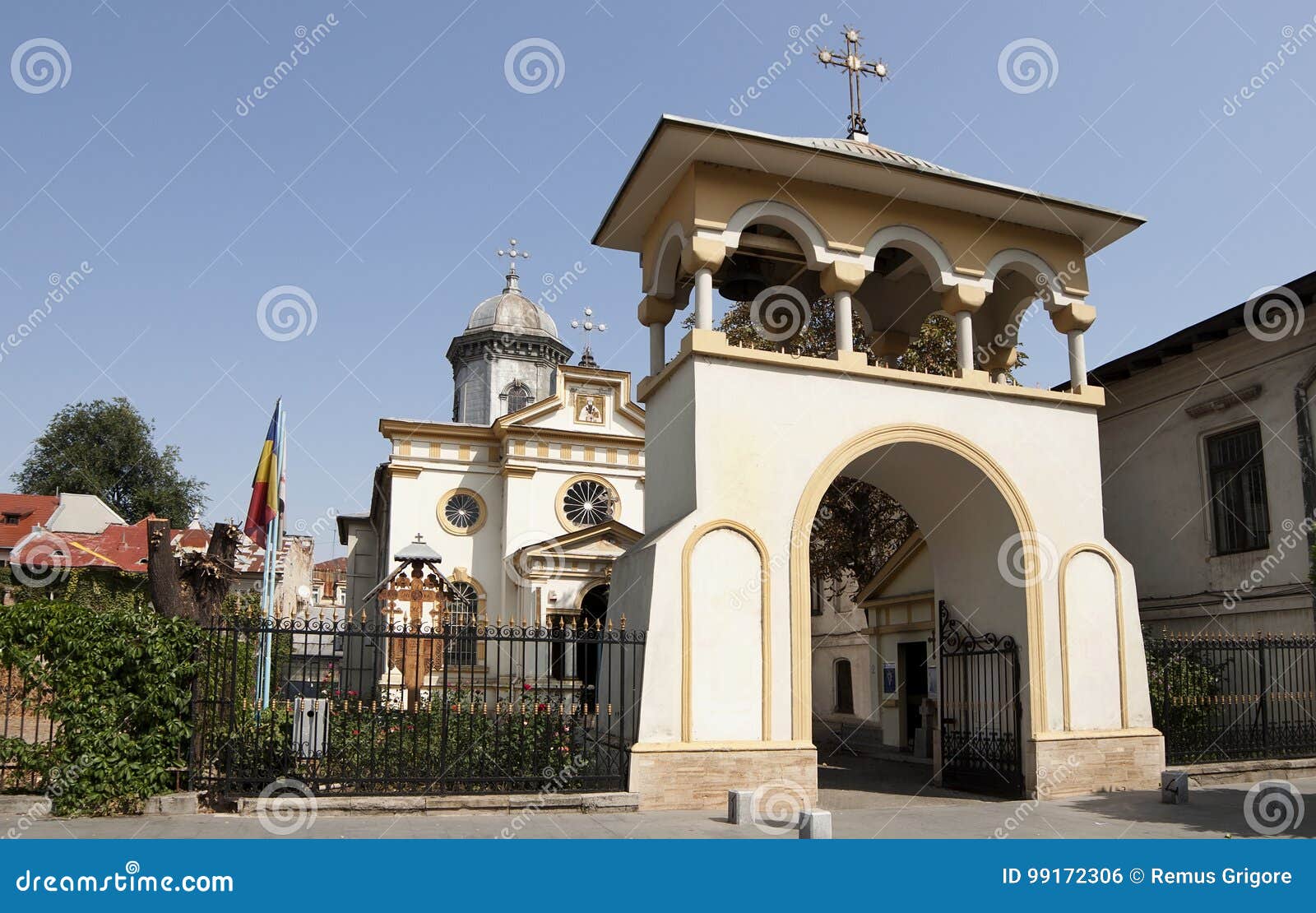 Church of Saint Basil the Great Stock Photo - Image of church, blue ...