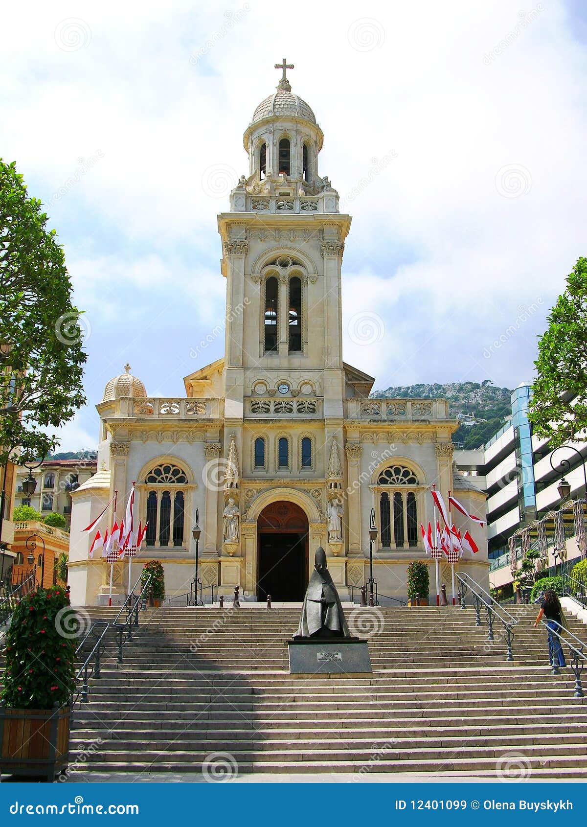 Church of Saint Charles, Monaco Stock Image - Image of cote, france ...