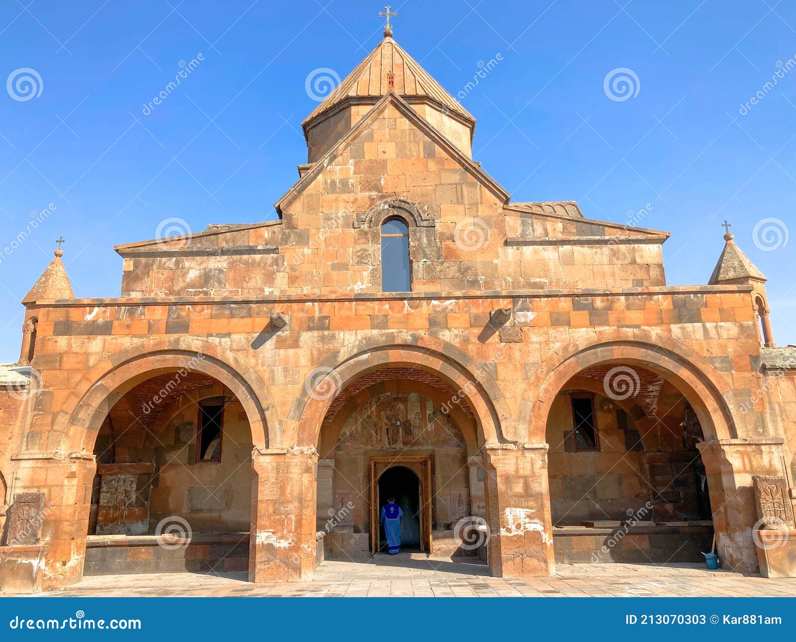 The Church of Saint Gayane editorial stock photo. Image of exterior ...