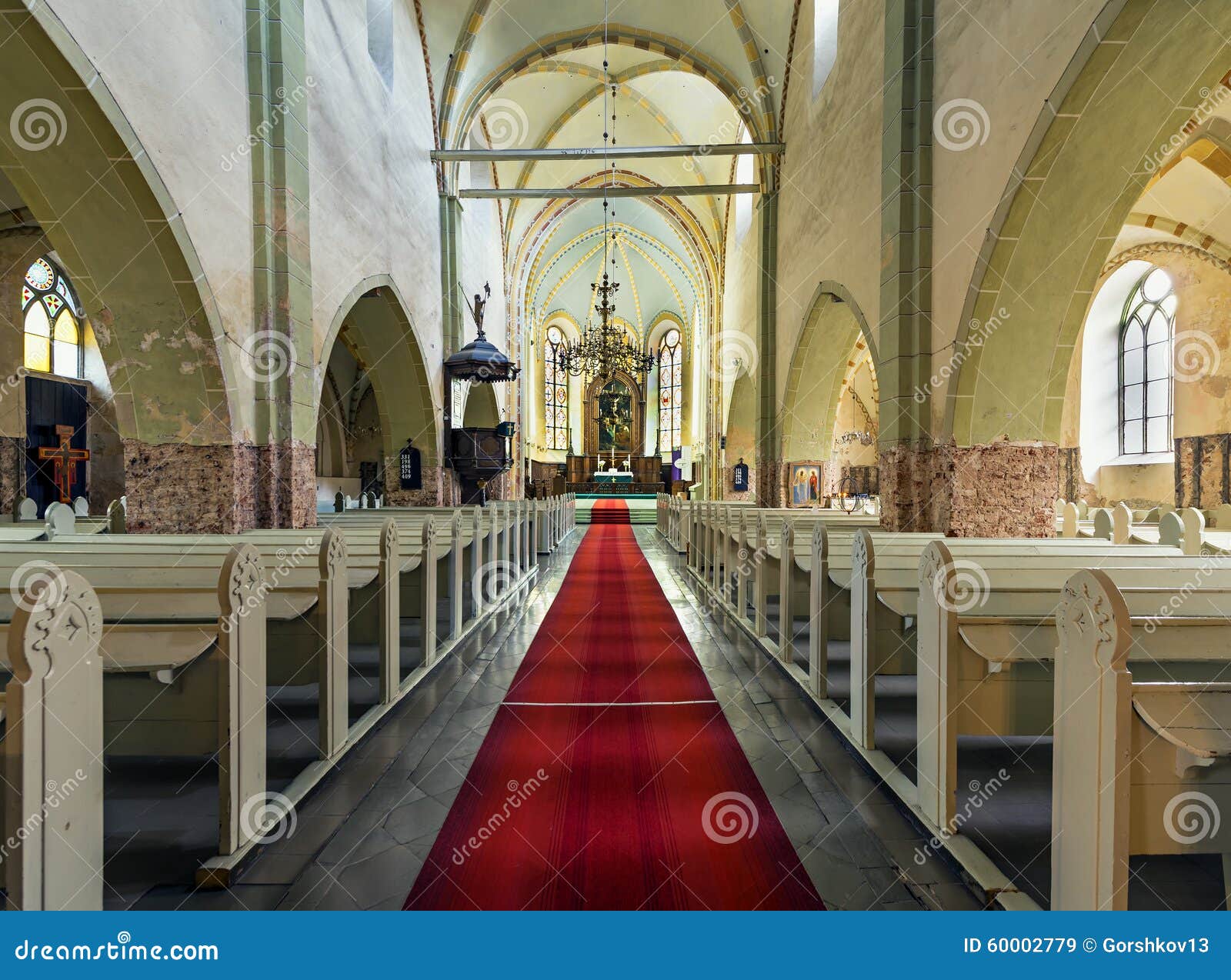 Church of Saint John in Cesis Stock Image - Image of church, built ...
