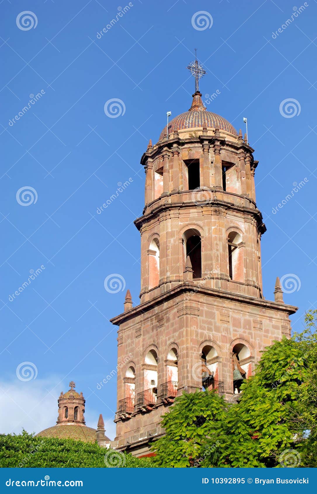 Church of San Francisco in Queretaro. Stock Image - Image of history ...