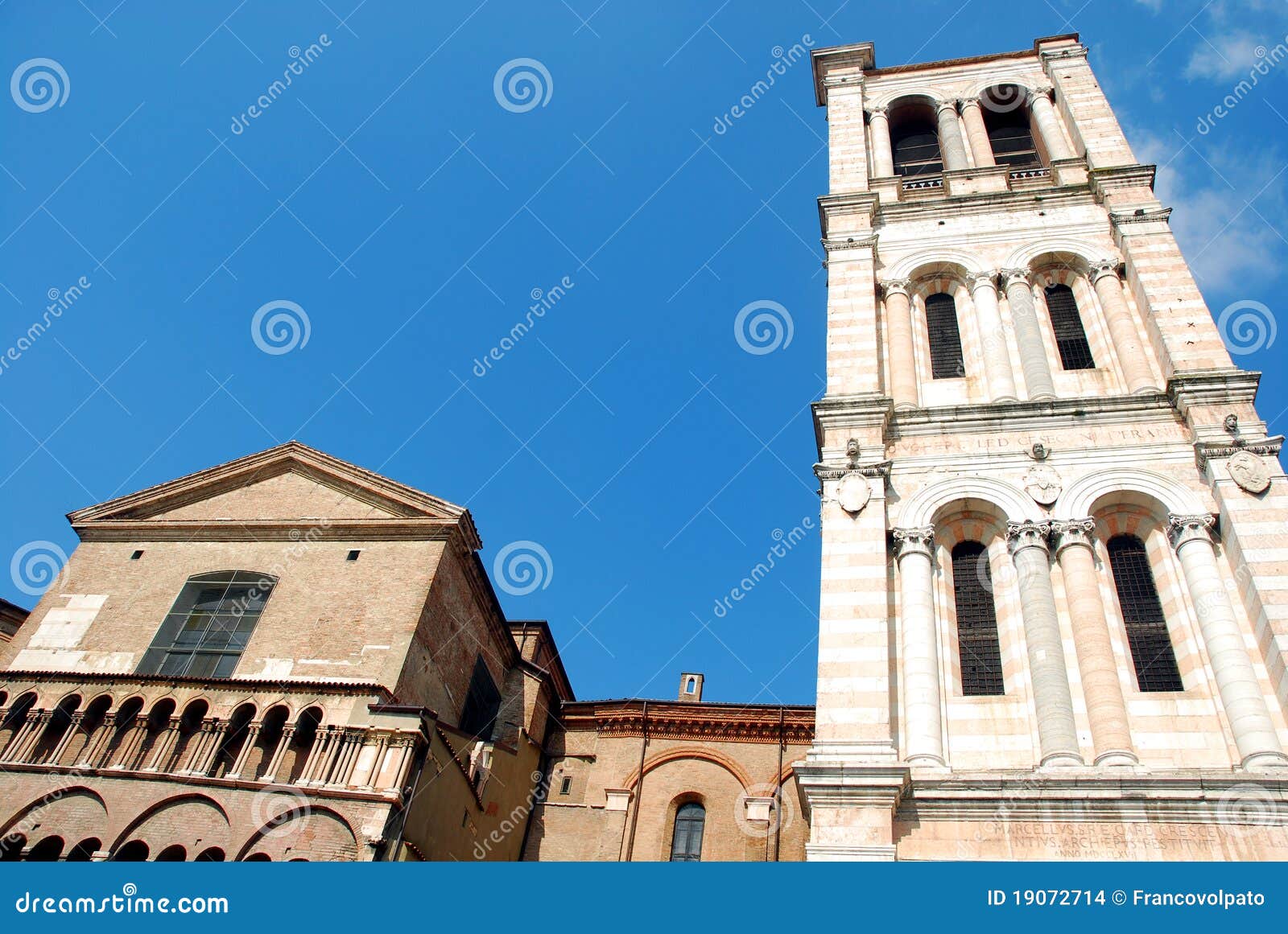 The Church of San Giorgio - Ferrara Stock Photo - Image of religion ...