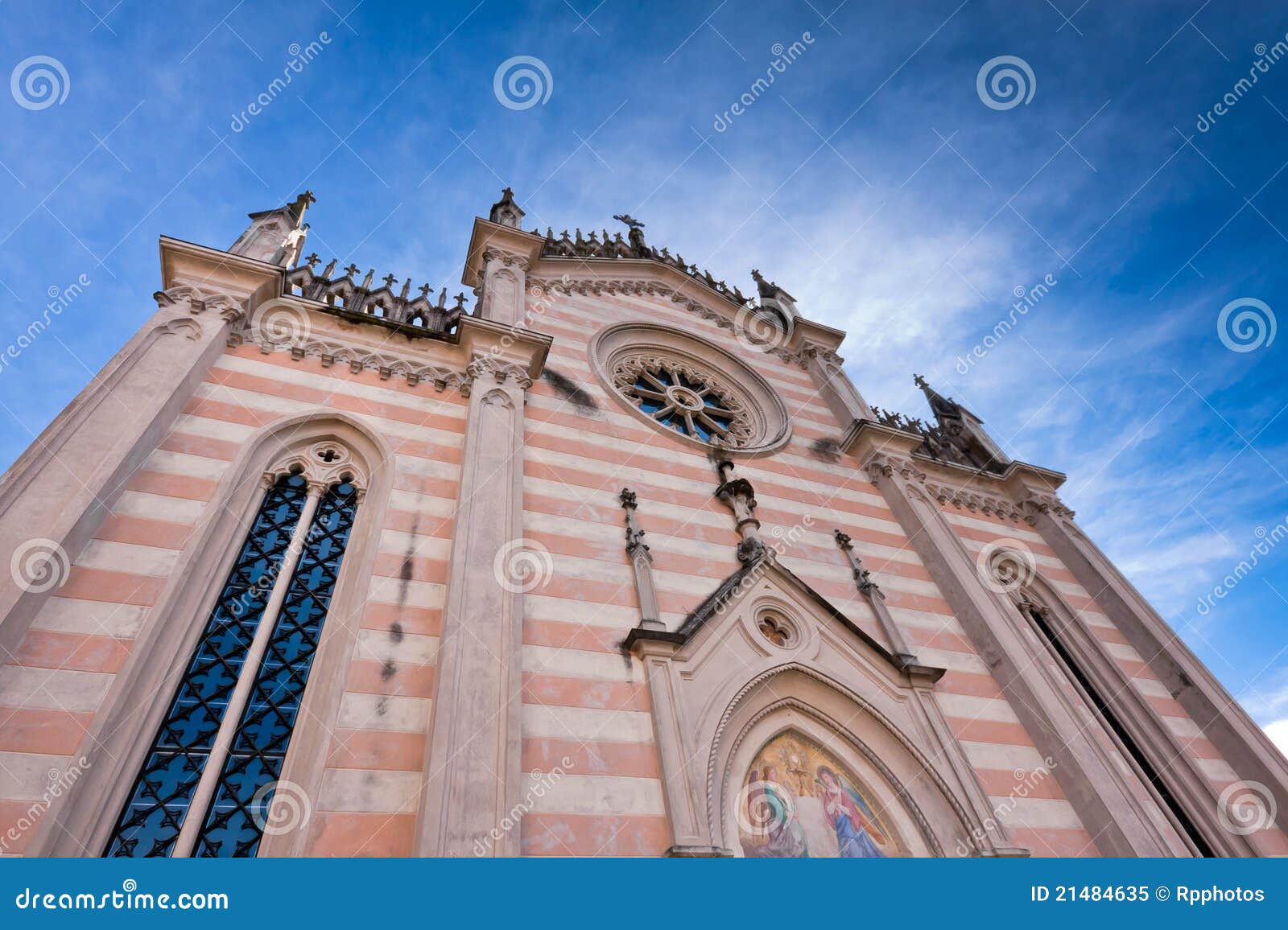 Church of San Marco, Valvasone Stock Image - Image of gothic, cloud ...