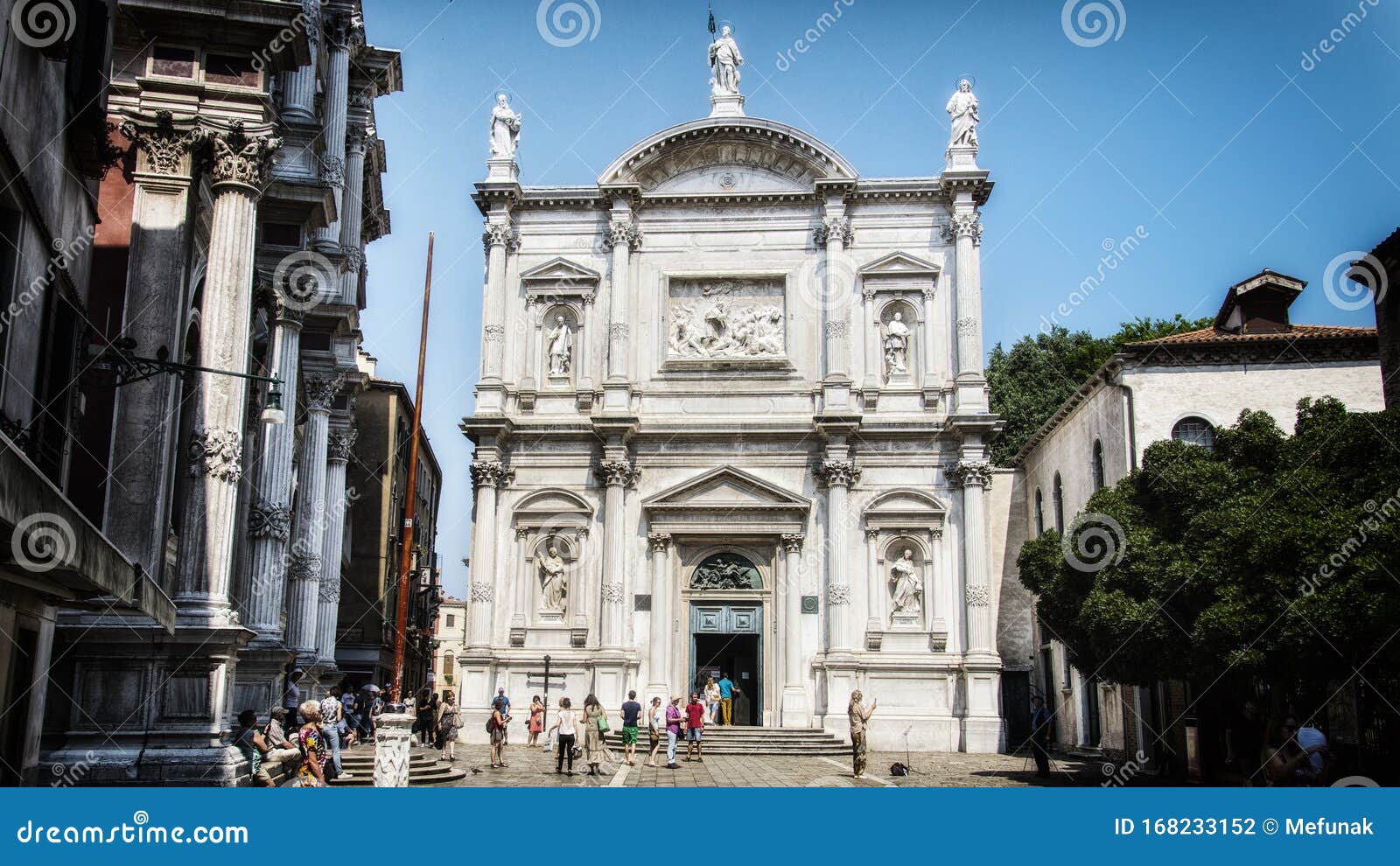 Church of San Rocco, Venice, Italy Editorial Photography - Image of ...