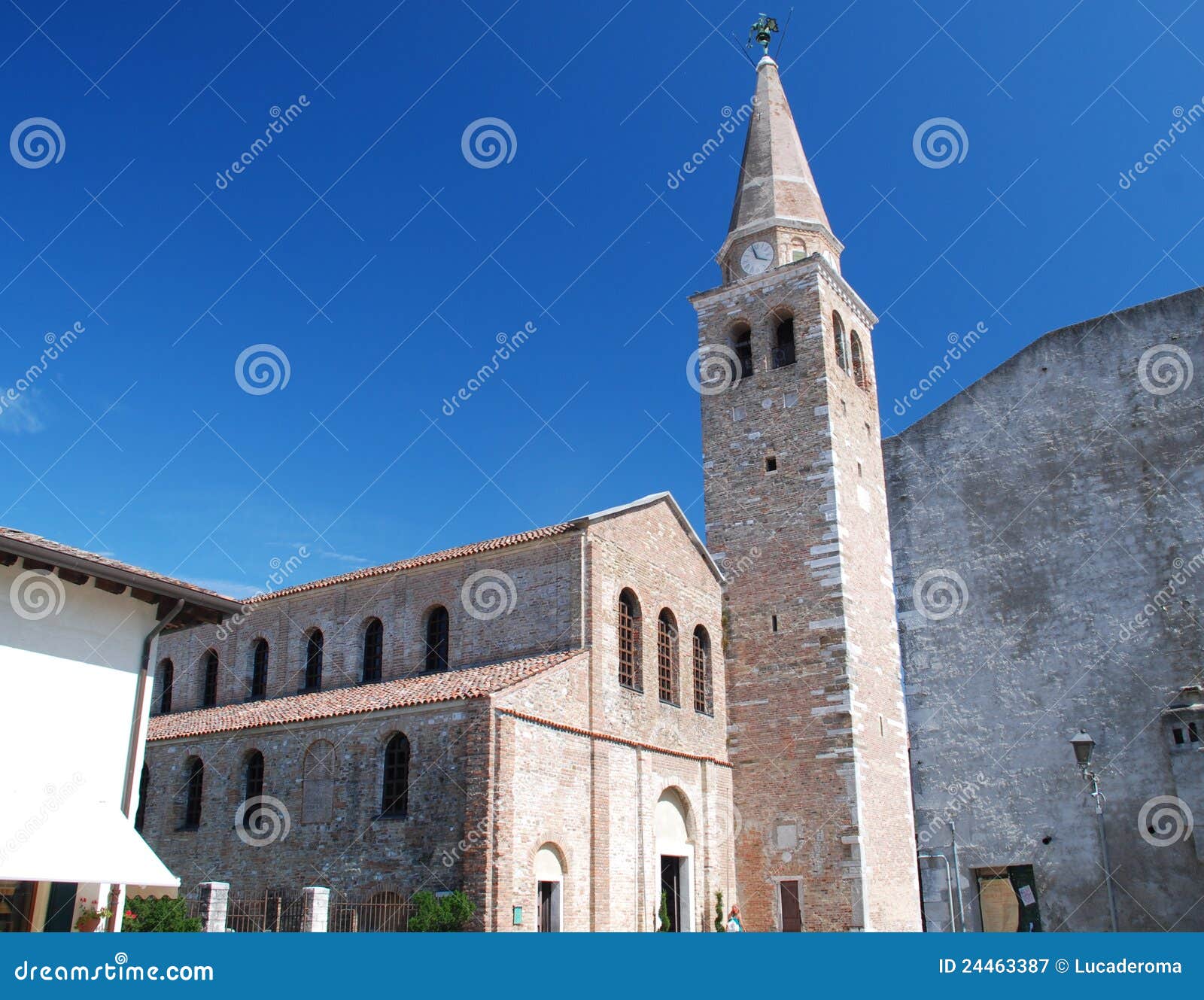 The Church of Santa Eufemia in Grado, Italy Stock Image - Image of ...