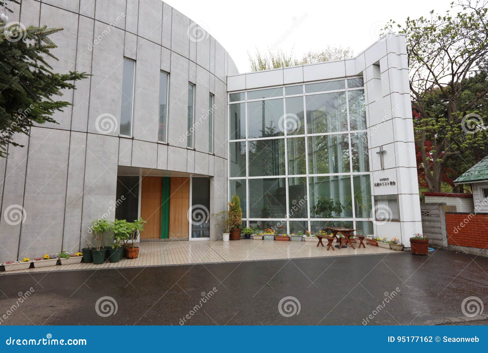 Church in SAPPORO, Hakodate, Japan Editorial Photography - Image of ...