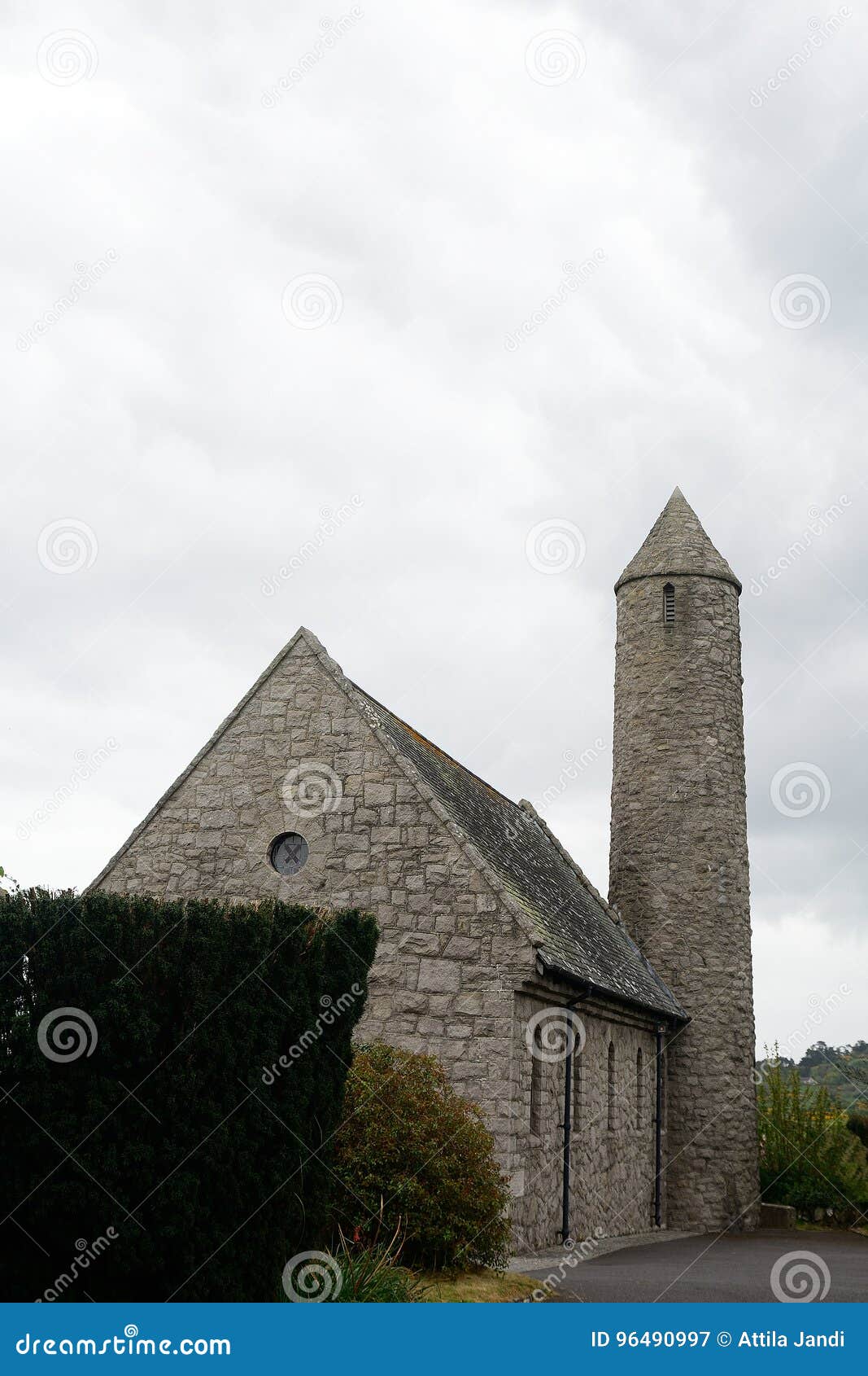 Church, Saul, Northern Ireland Stock Image - Image of celtic, gaelic ...