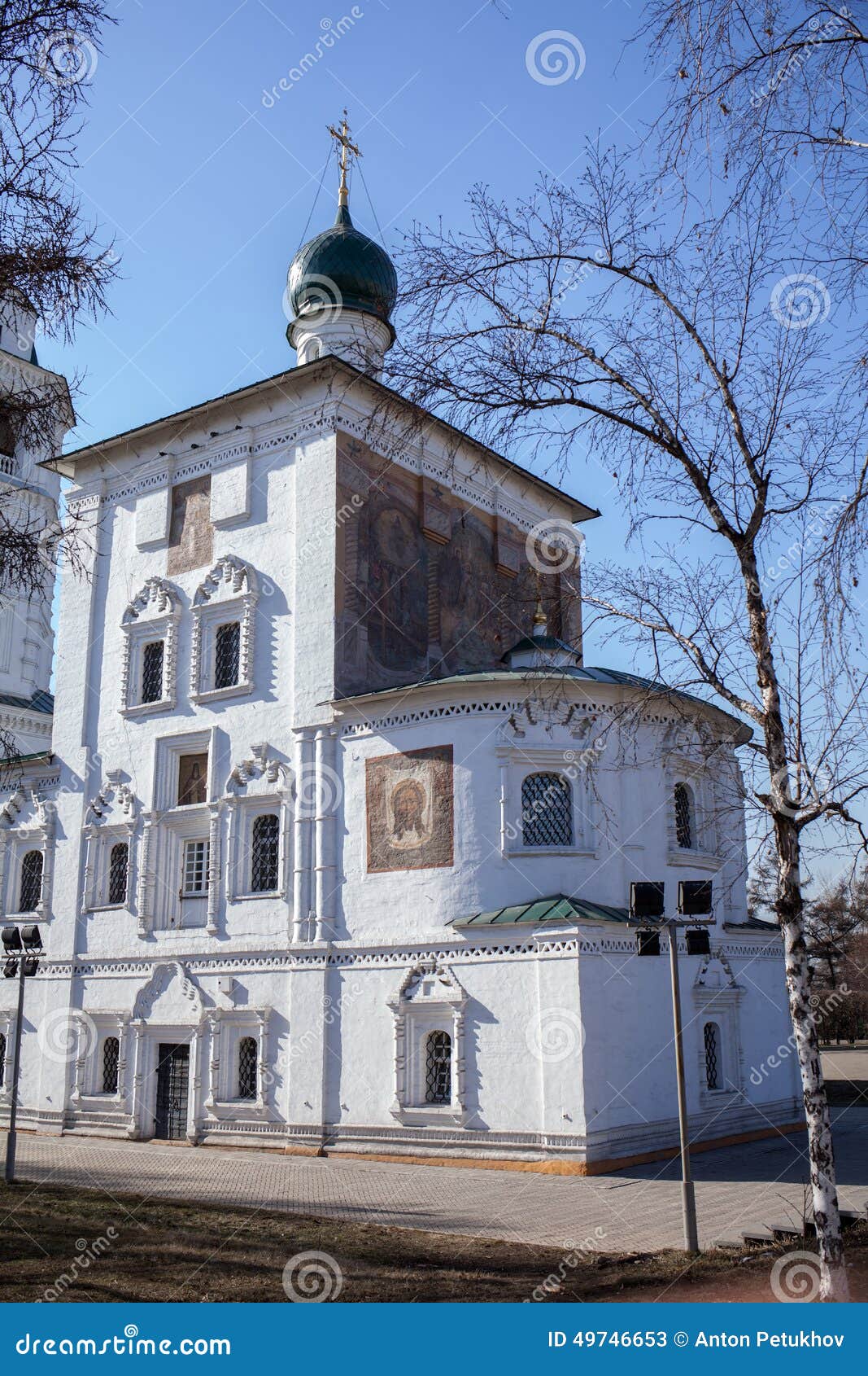 Church of the Savior Holy Face. Stock Image - Image of architectonic ...
